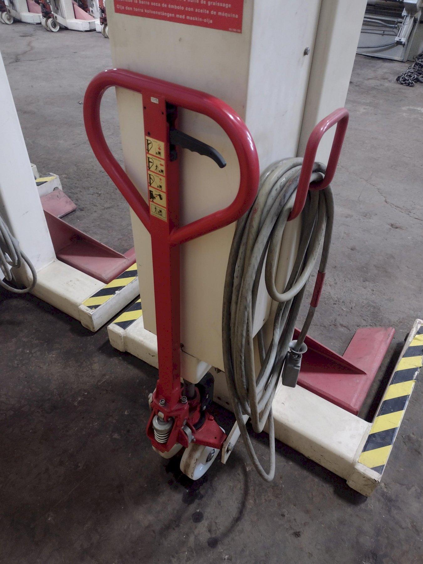 (4) 16,000 LBS STERTIL-KONI MODEL ST-1072 HEAVY DUTY MOBILE COLUMN LIFT ...