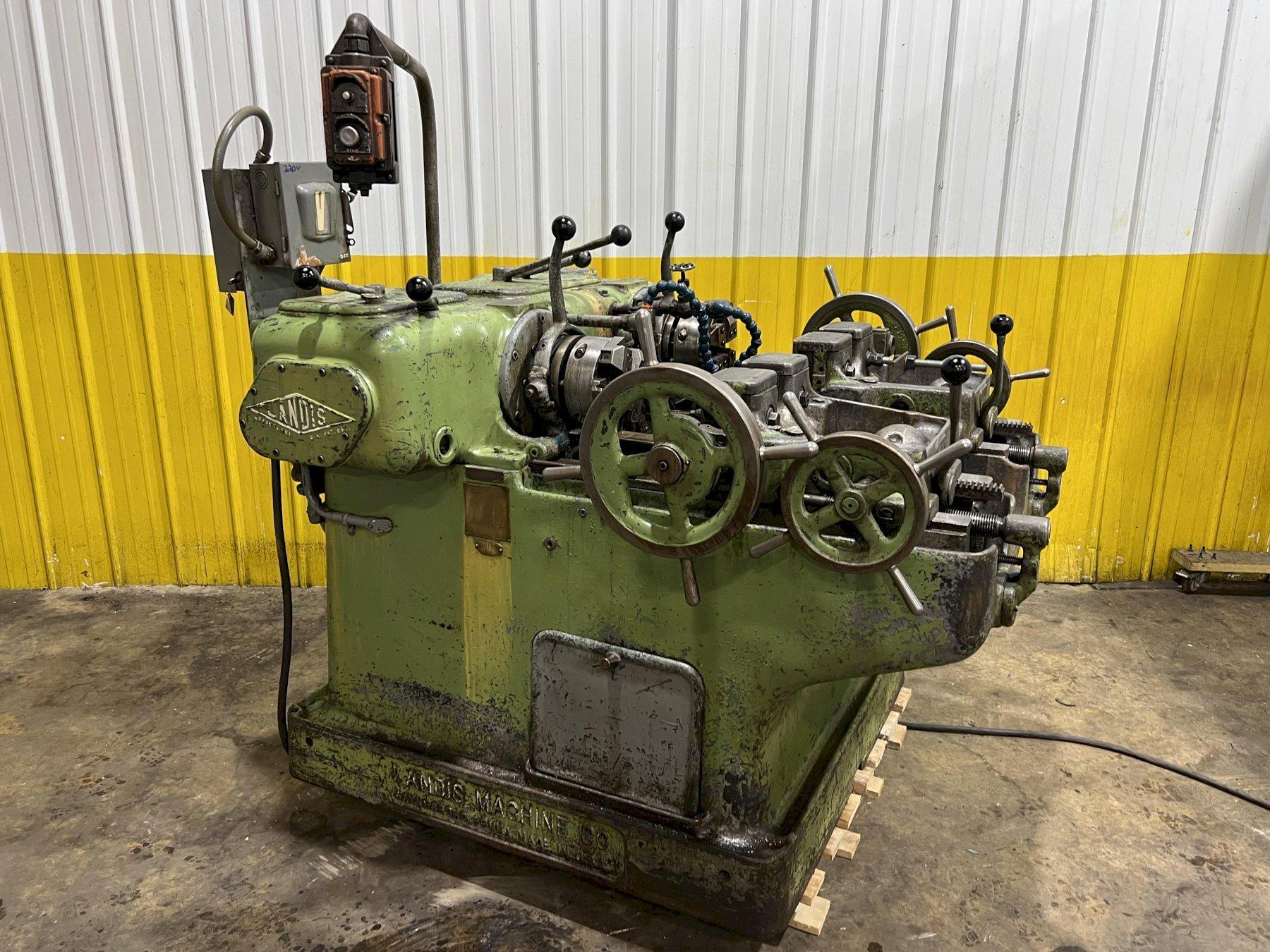 1″ LANDIS DUAL SPINDLE LEAD SCREW THREADER WITH #8R HEADS: STOCK 18221