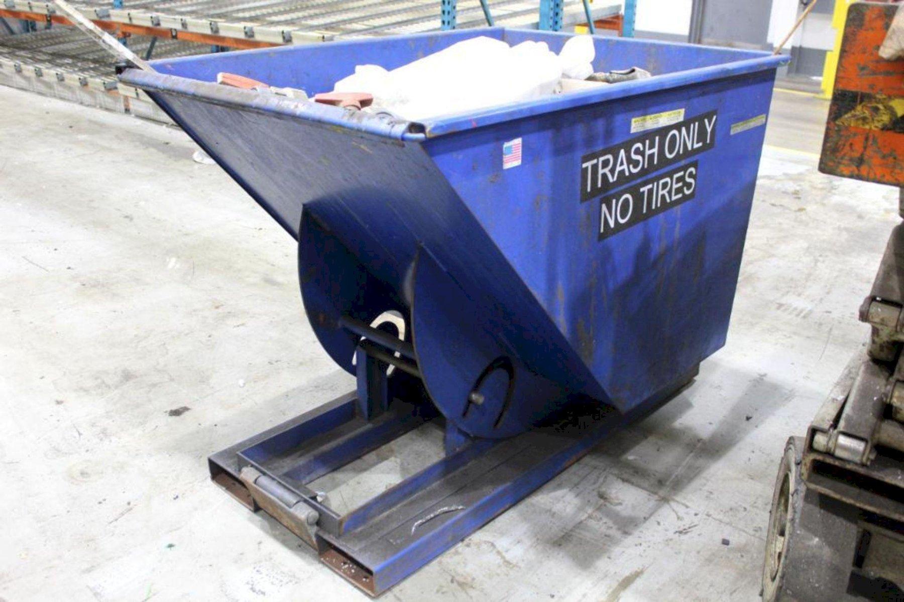 1 YARD X 6,000 LBS VESTIL MODEL #D-HOP-100-HD SELF DUMPING HOPPER ...