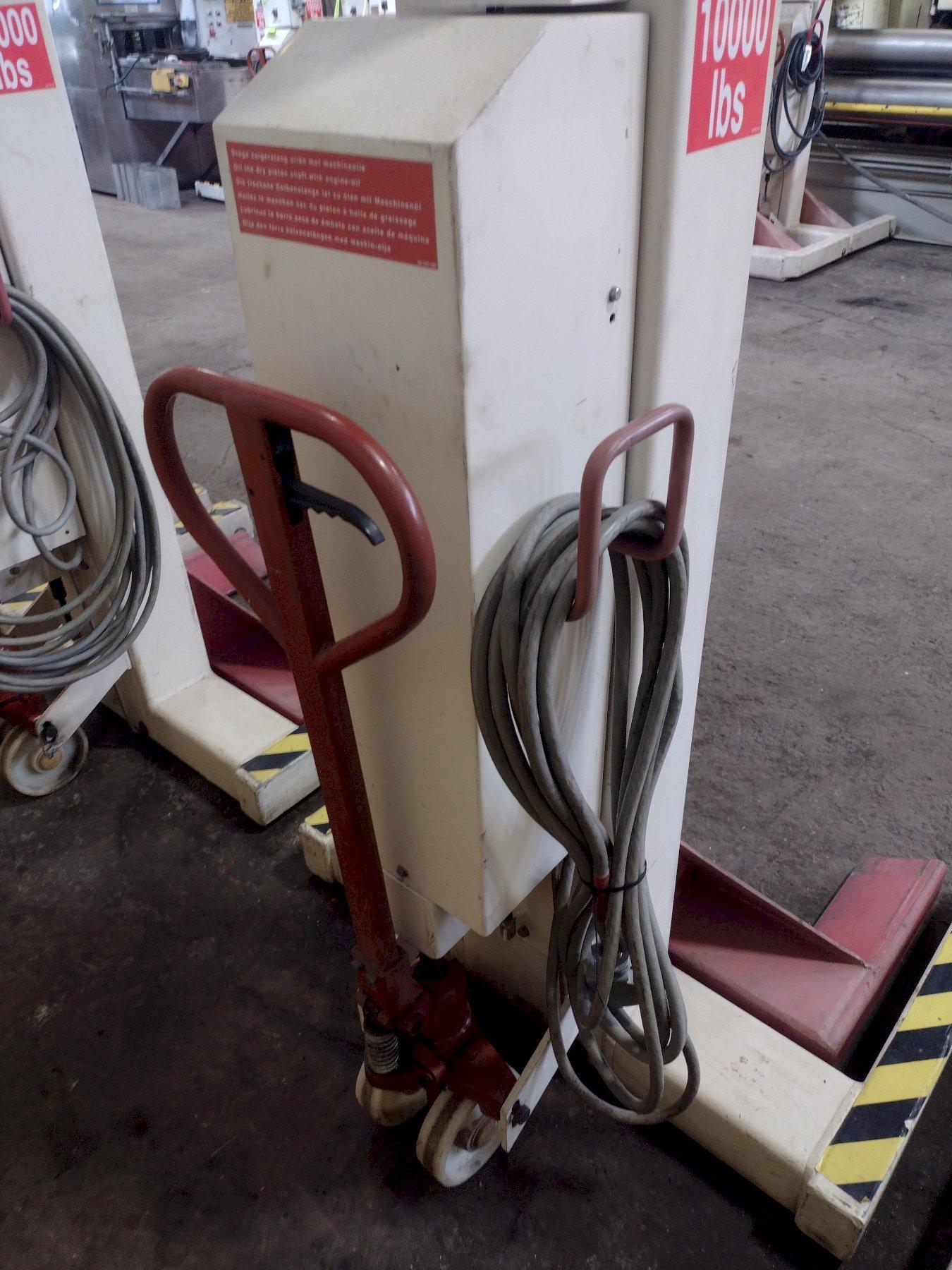 (4) 16,000 LBS STERTIL-KONI MODEL ST-1072 HEAVY DUTY MOBILE COLUMN LIFT ...