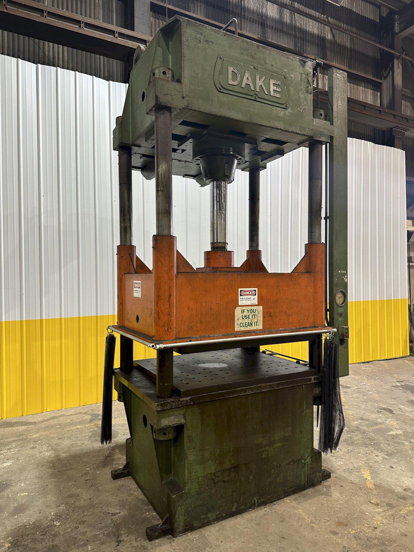 DAKE MODEL U8-364 HYDRAULIC 4 POST PRESS: STOCK #20043