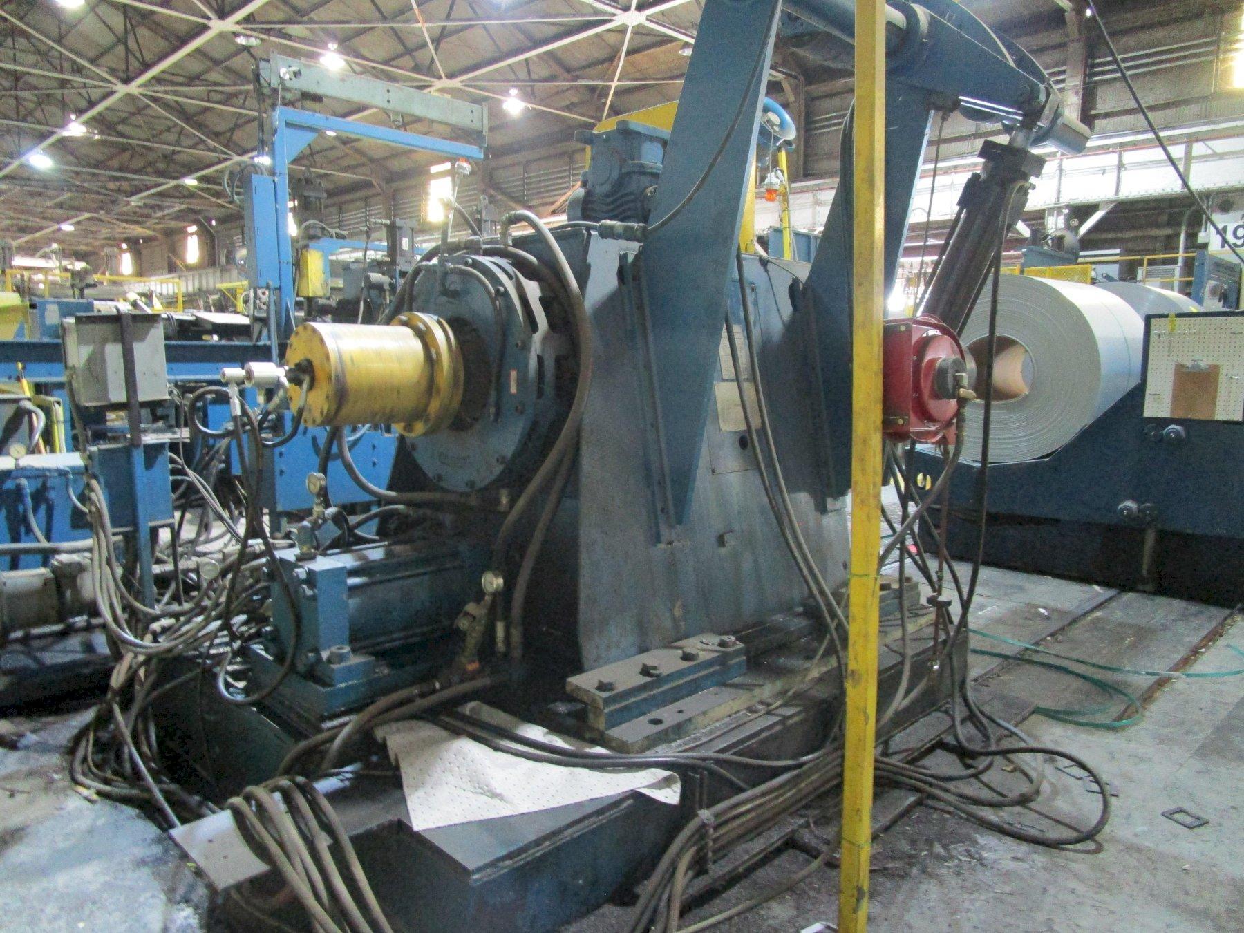 60″ x 60,000lbs Mandrel Uncoiler | Galaxie Corporation