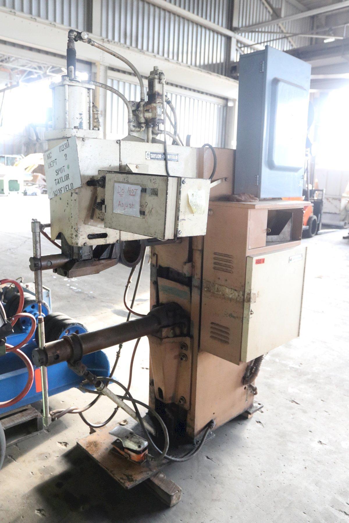 75 KVA TAYLOR WINFIELD ENC-24-75 AIR OPEN SPOT WELDER: STOCK #11148