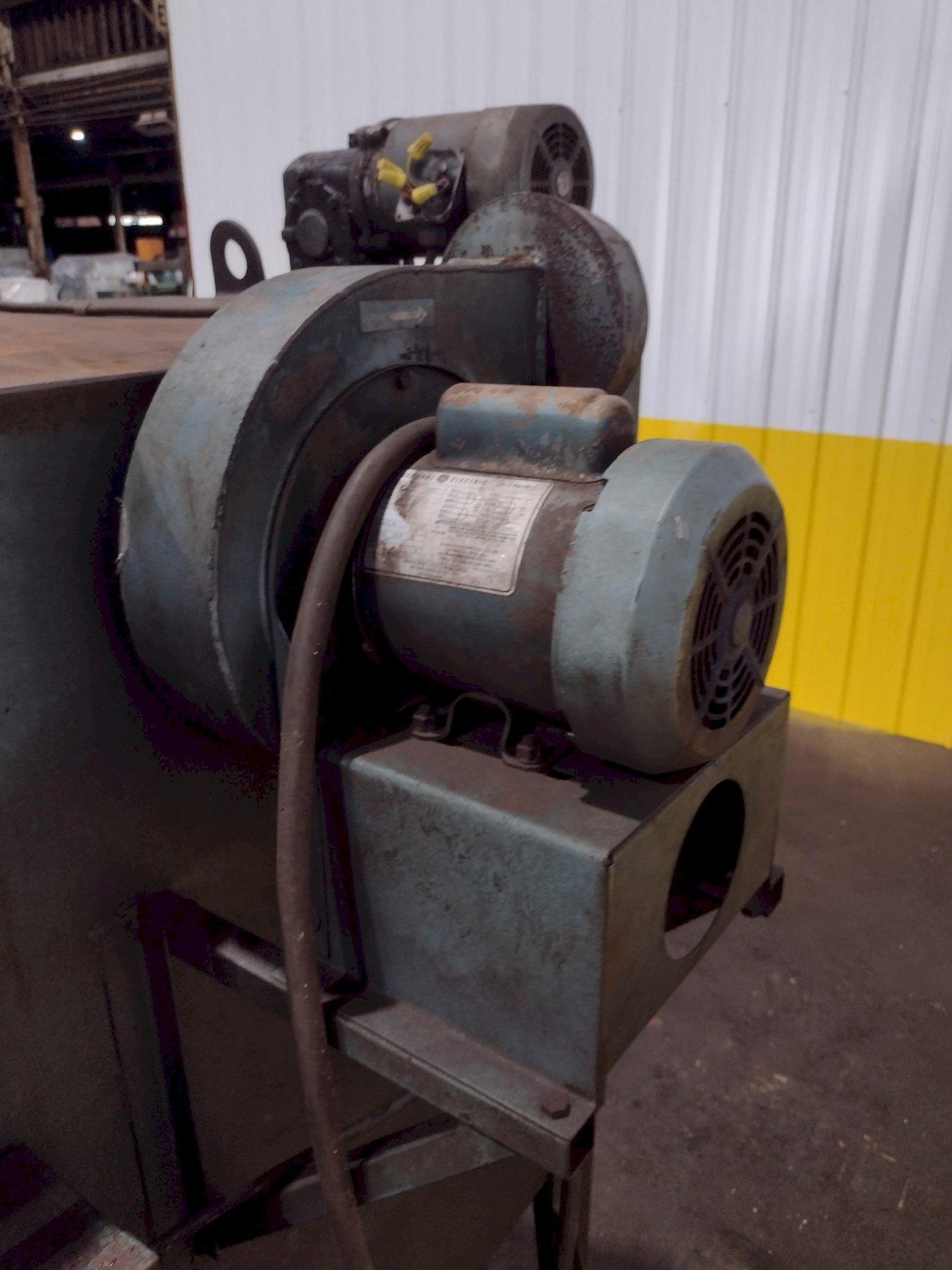 11.4 CU FT A-E-S MODEL #STEELABRATOR B-150 SHOT BLAST BARRELL TUMBLER ...