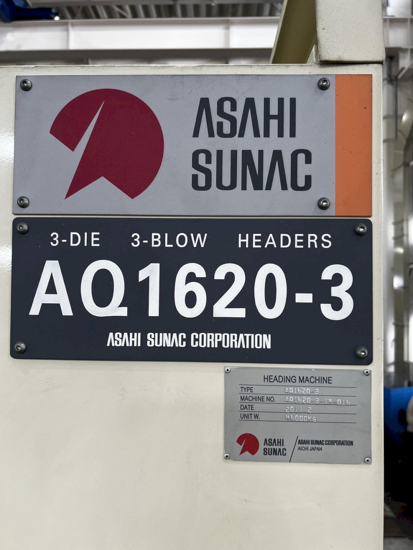 Asahi Sunac Model AQ1620-3 Three Die Progressive Header | Hariton Machinery Company, Inc.