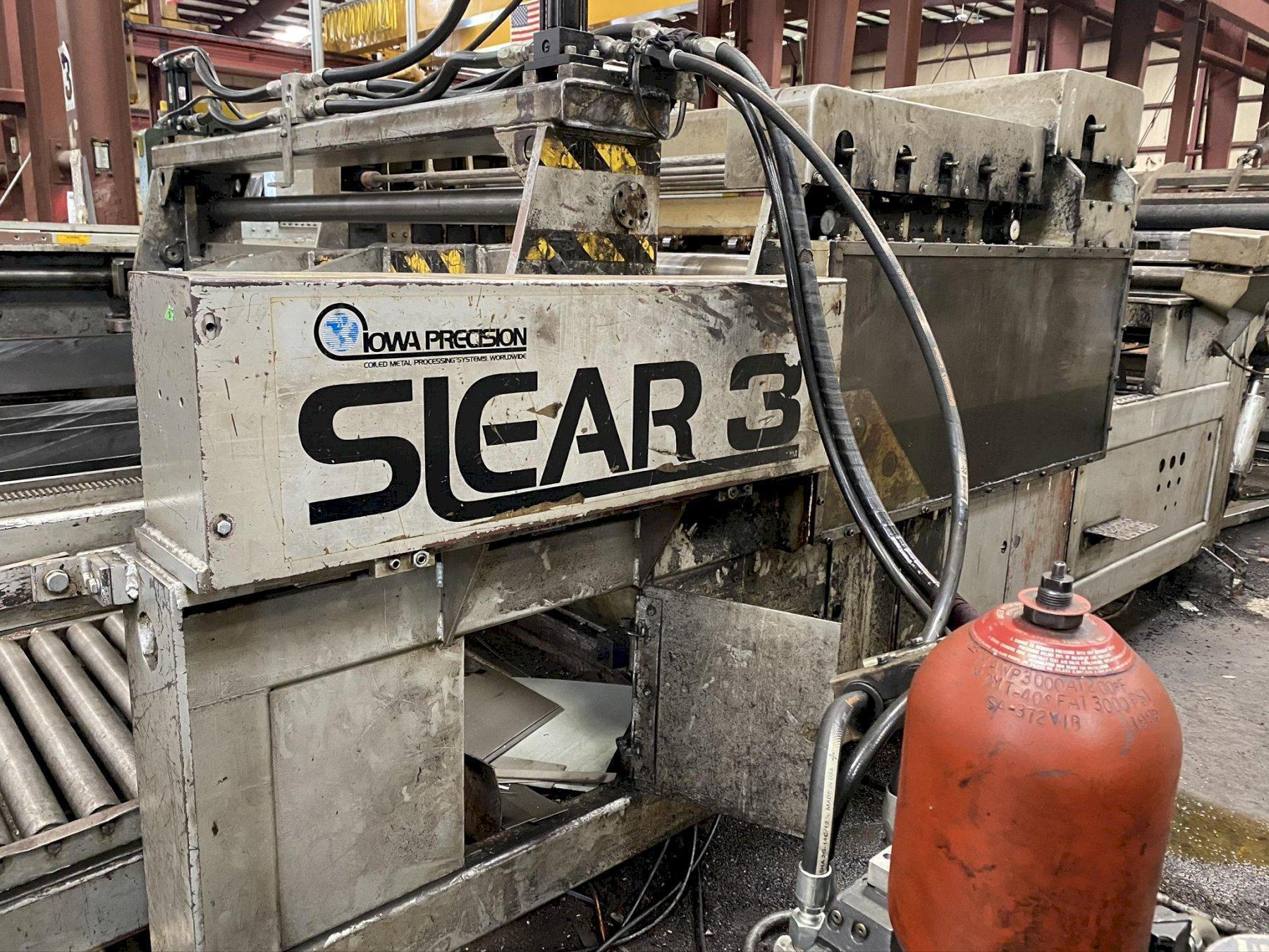 72″ X .075 X 50,000 LB IOWA PRECISION SLEAR #3 SLITTING CUT TO LENGTH ...