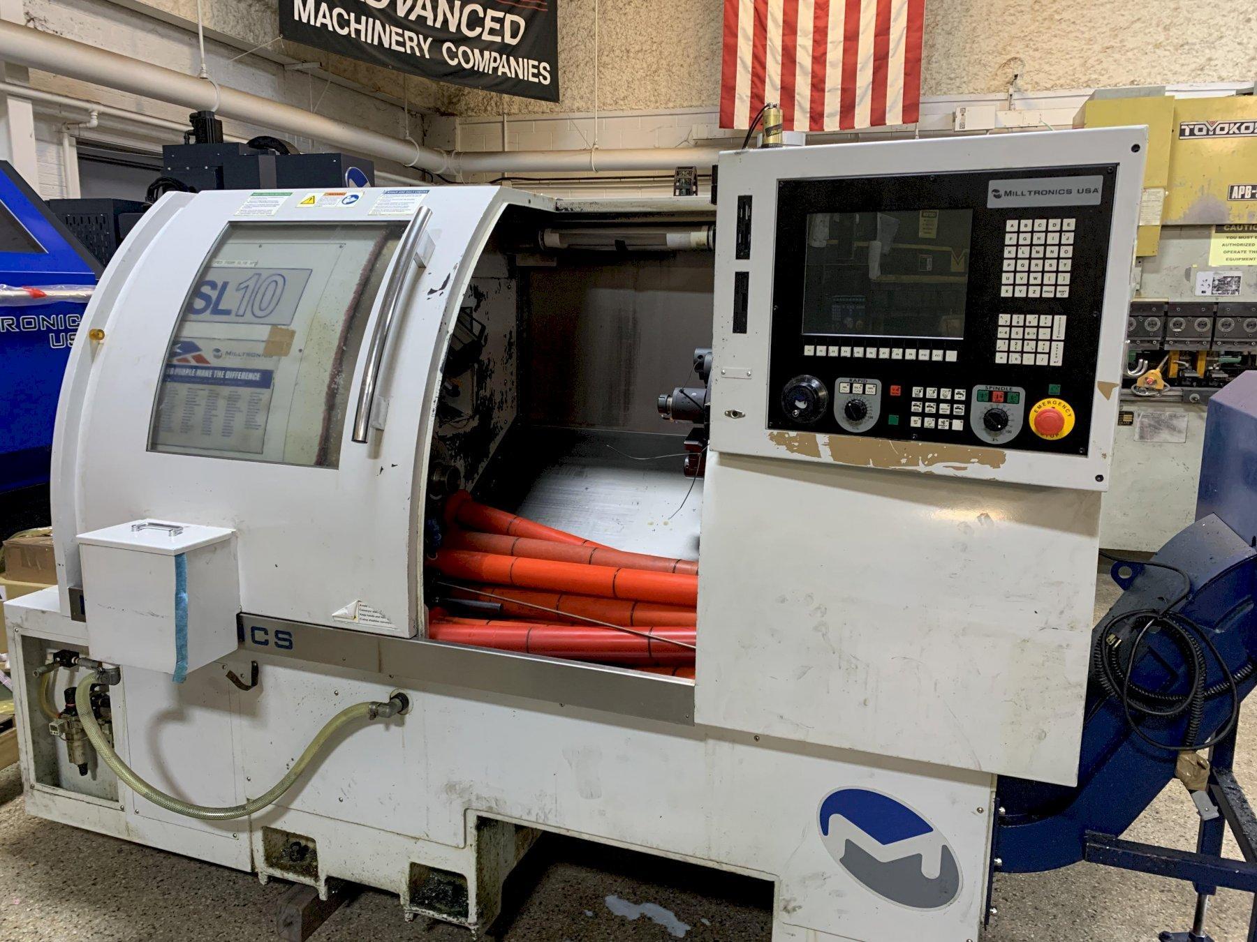 Milltronics Model SL10 CNC Turning Center with Live Tools | AMC
