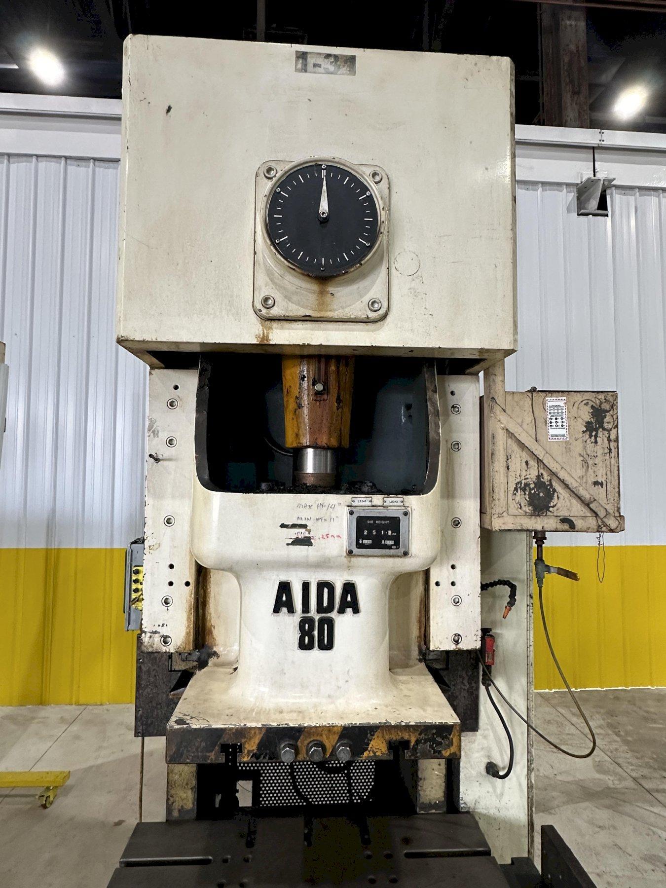80 TON AIDA PRESS: STOCK #20264
