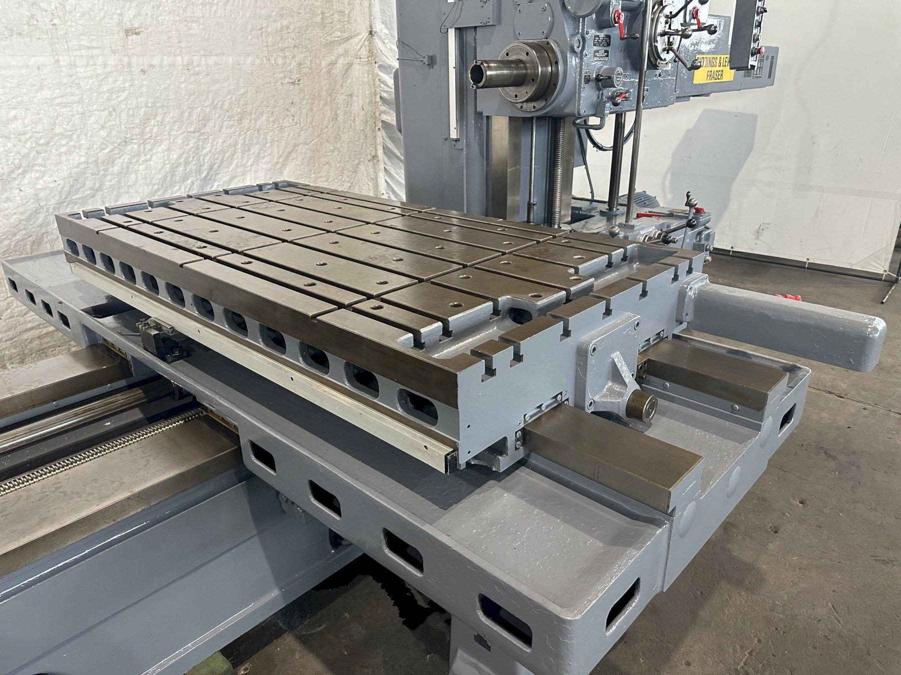 GIDDINGS & LEWIS-FRASER 4″ HORIZONTAL BORING MILL MODEL #70A-D4-T ...