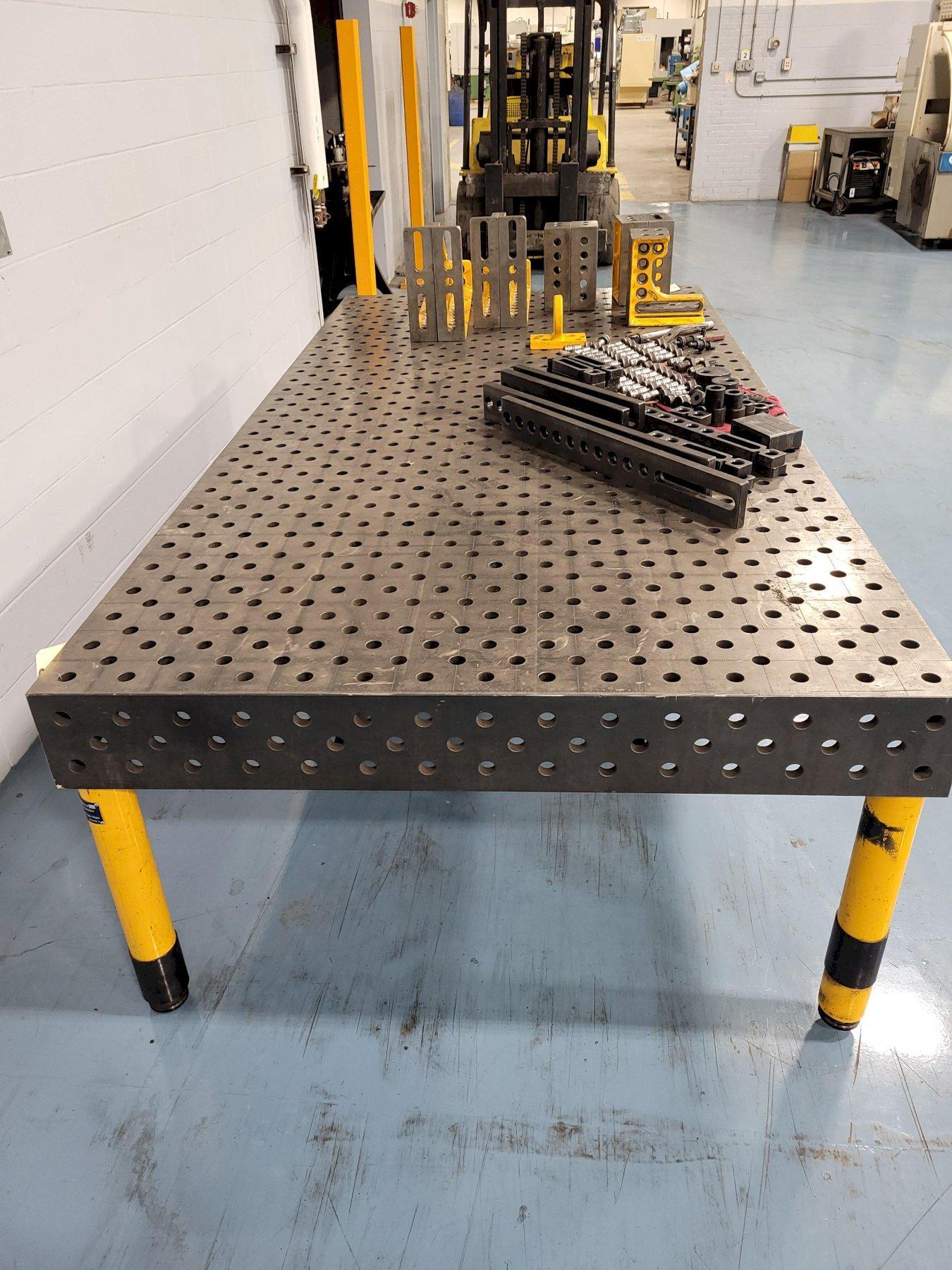 3000mm x 1500mm Demmeler Type 3D 1004 Welding Table with D28 Tooling ...