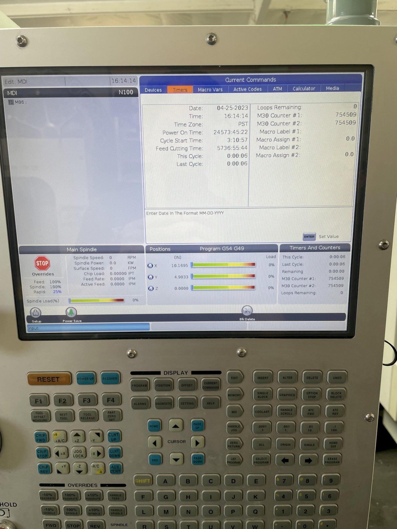 Haas Mini Mill CNC Vertical Machining Center 2018 P Coolant Nozzle ...