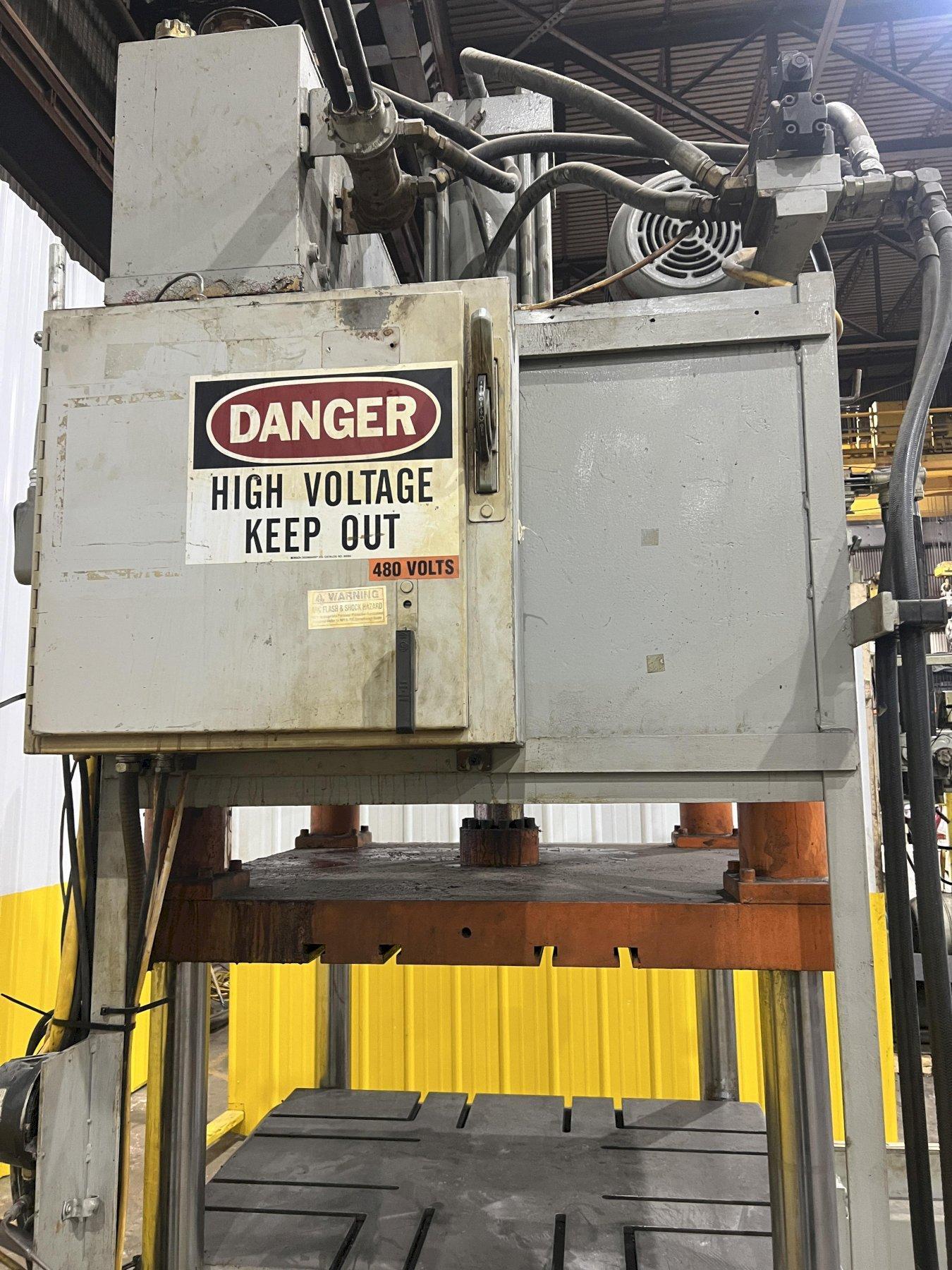 100 TON METAL MECHANICS HYDRAULIC SPOTTING & DIE TRYOUT PRESS: STOCK #20625