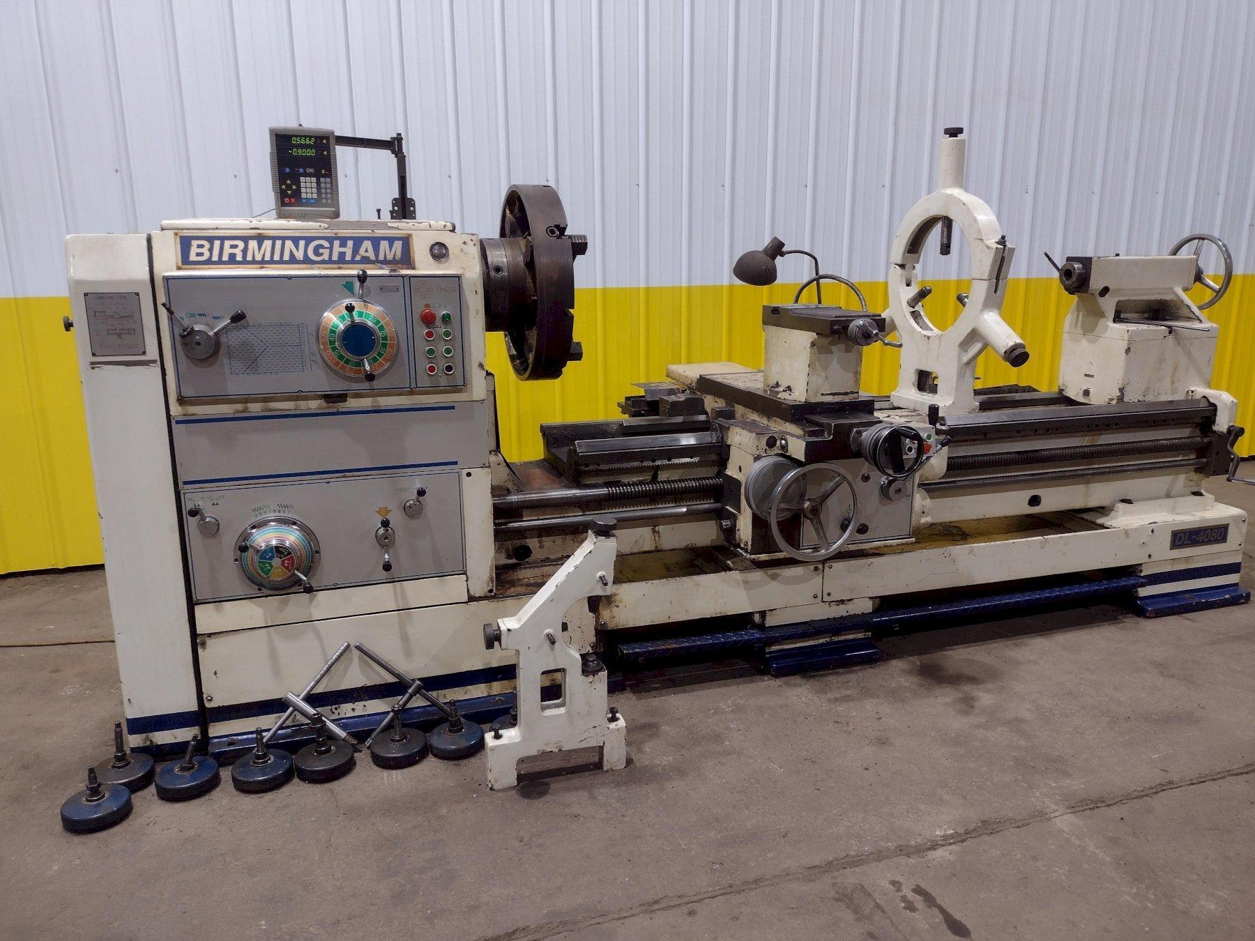 40″ x 80″ BIRMINGHAM MODEL #DL4080 ENGINE LATHE, NEW 2002: STOCK #19321