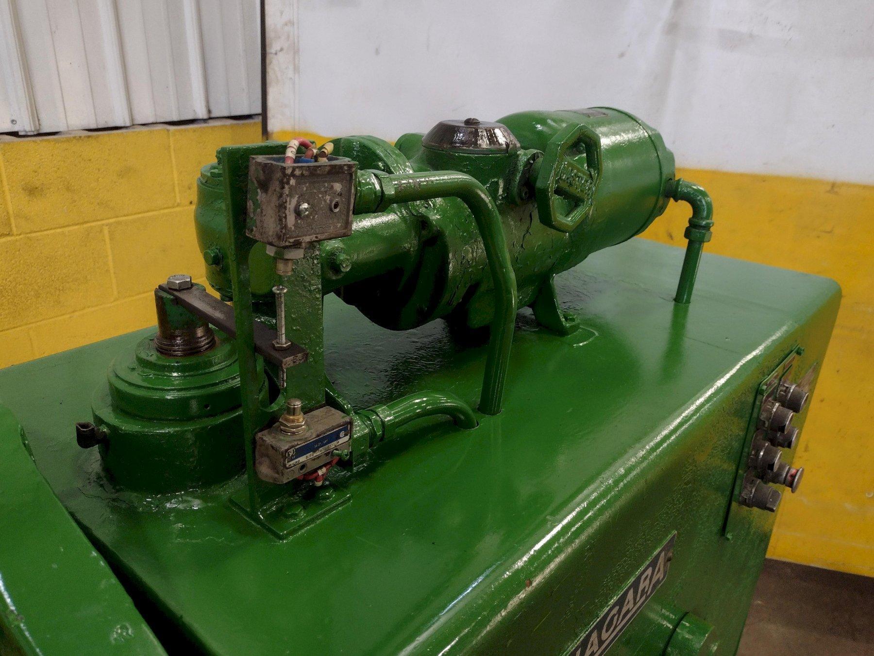 8 GAUGE X 16′ NIAGARA MODEL #8-8 FLANGER & CIRCLE SHEAR : STOCK #14272