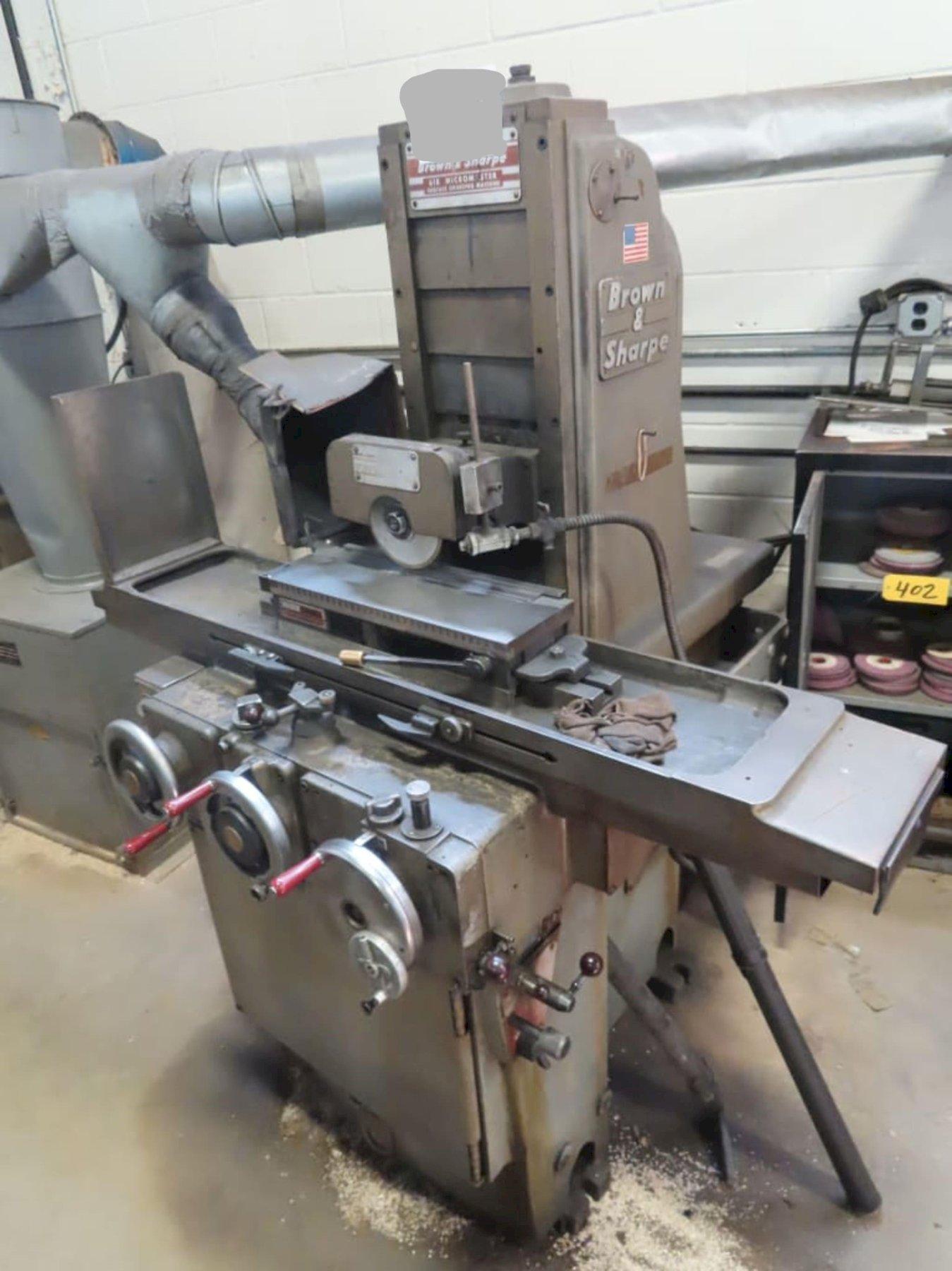 6″ X 18″ BROWN & SHARPE 618 MICROMASTER SURFACE GRINDER. STOCK # 068724 ...
