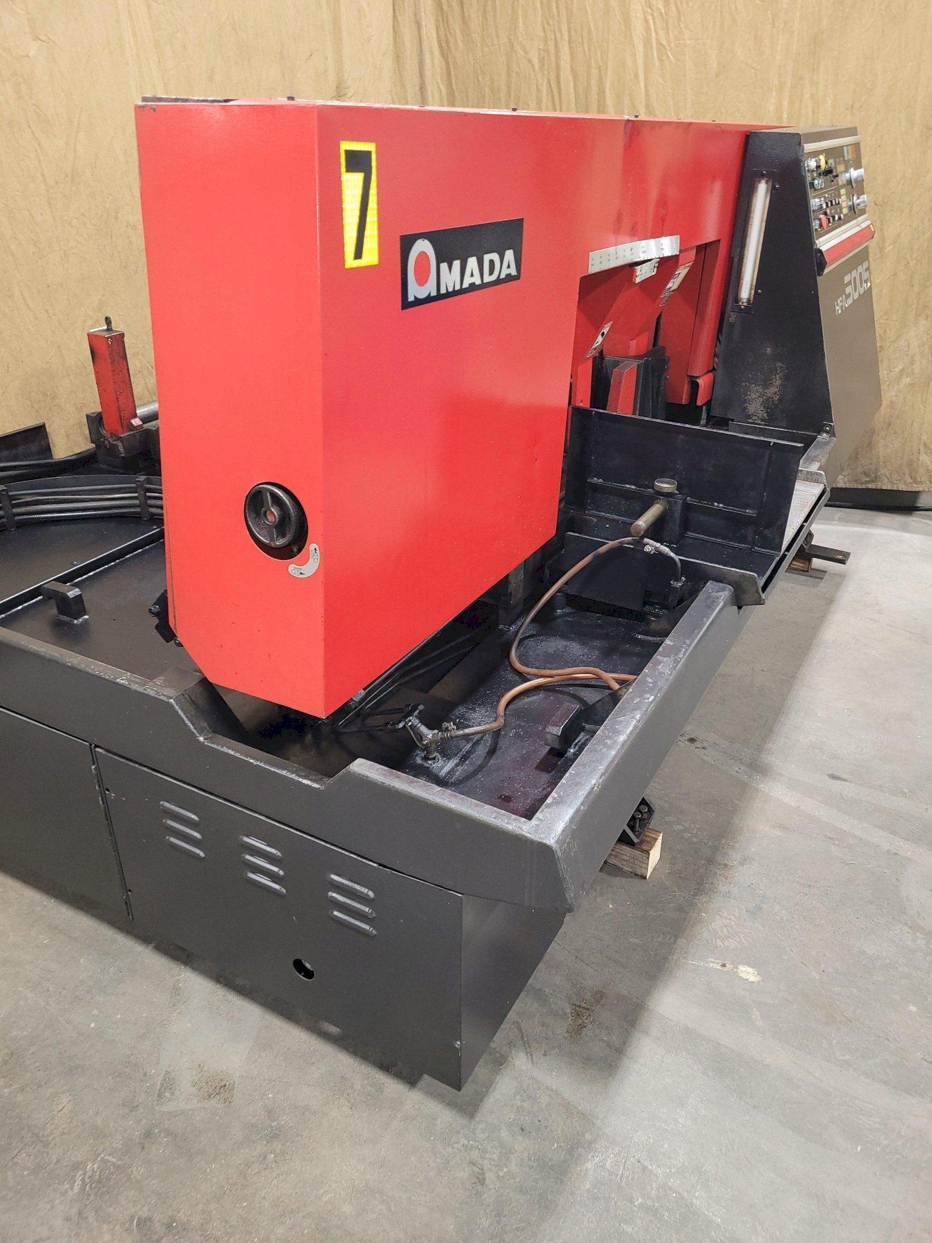 20” x 20” Amada Model HFA-500S Fully Automatic Hydraulic Horizontal ...