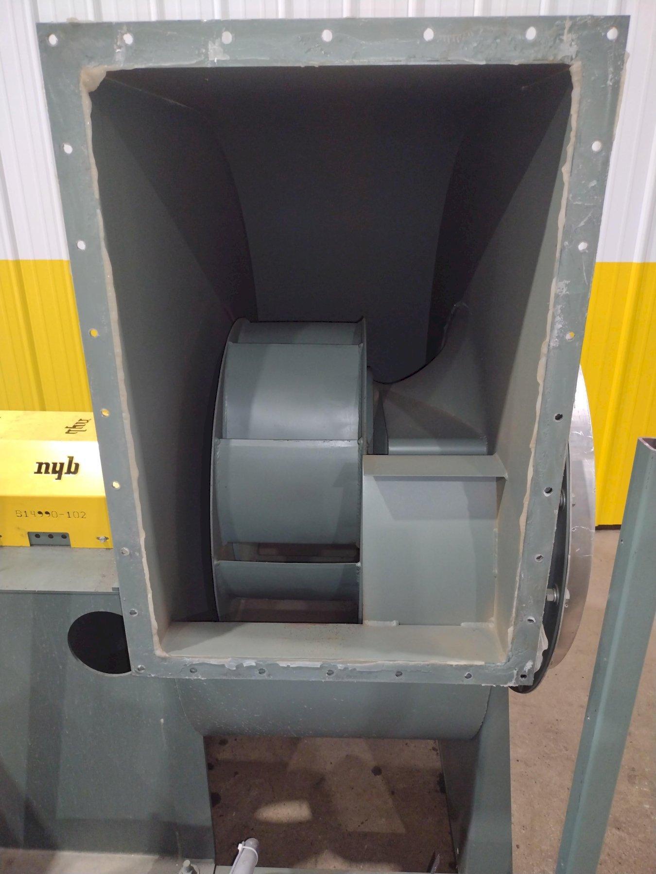 NYB BLOWER W/ 50 HOP ELECTRIC MOTOR & TECO N3 AC DRIVE: STOCK #19058