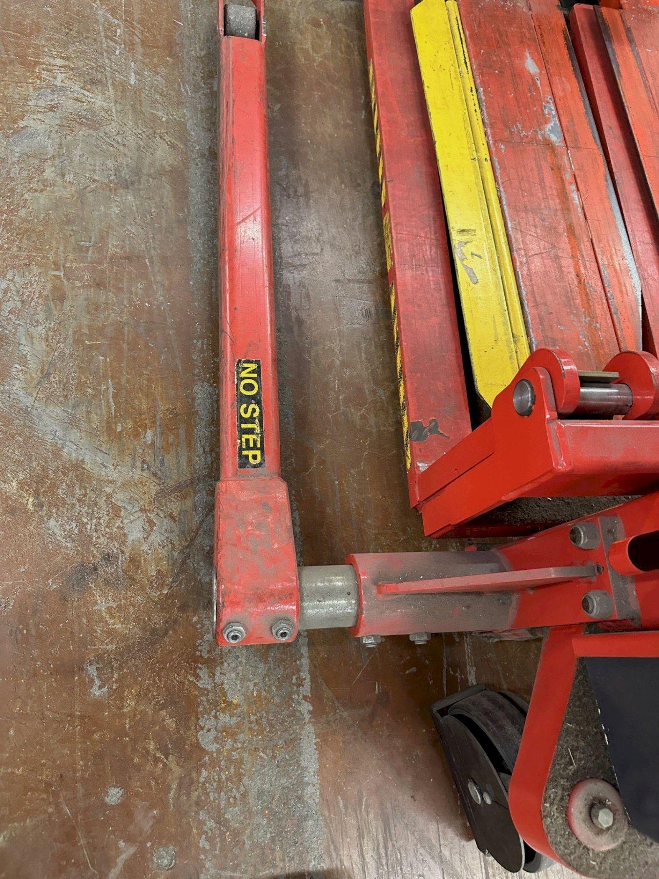 Powered Lift Pallet Straddle Stacker – 2,200 lb Capacity, Lifts Up to ...