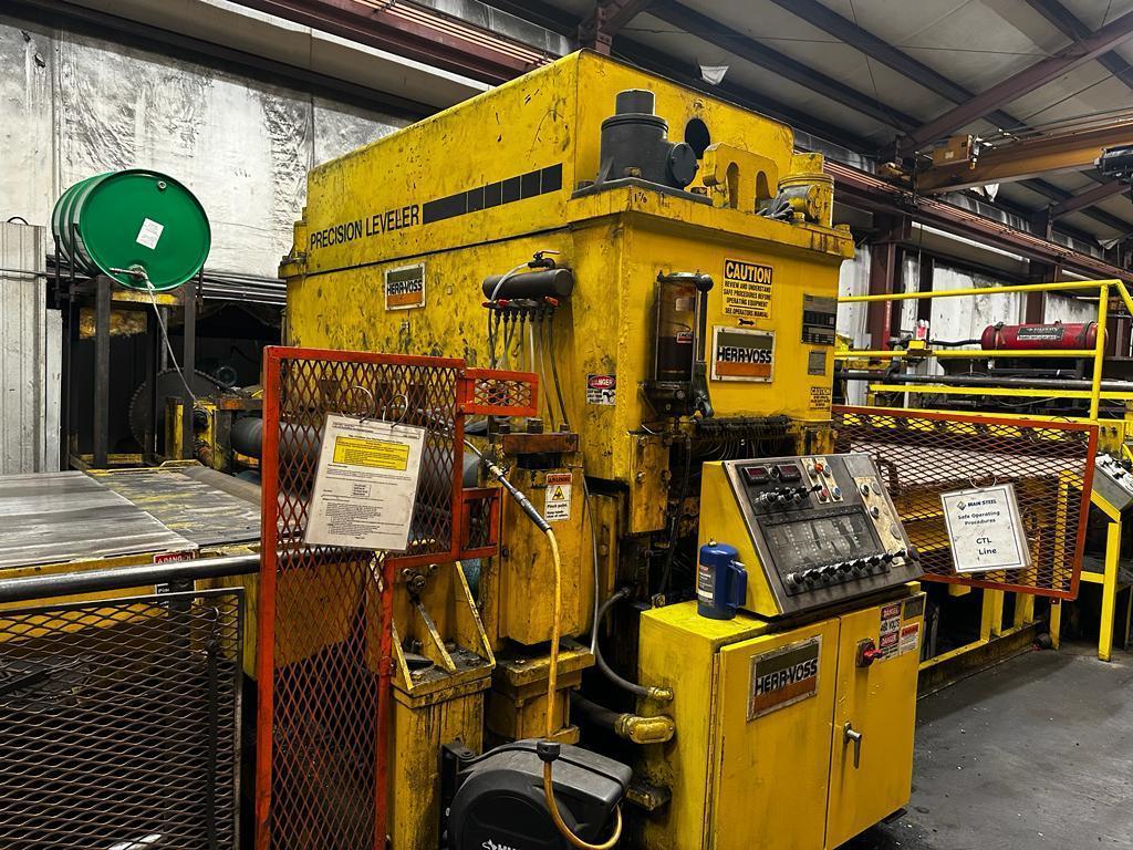 72″ x .135″ x 40,000# Herr Voss Cut to Length Line with 6HI Leveler ...