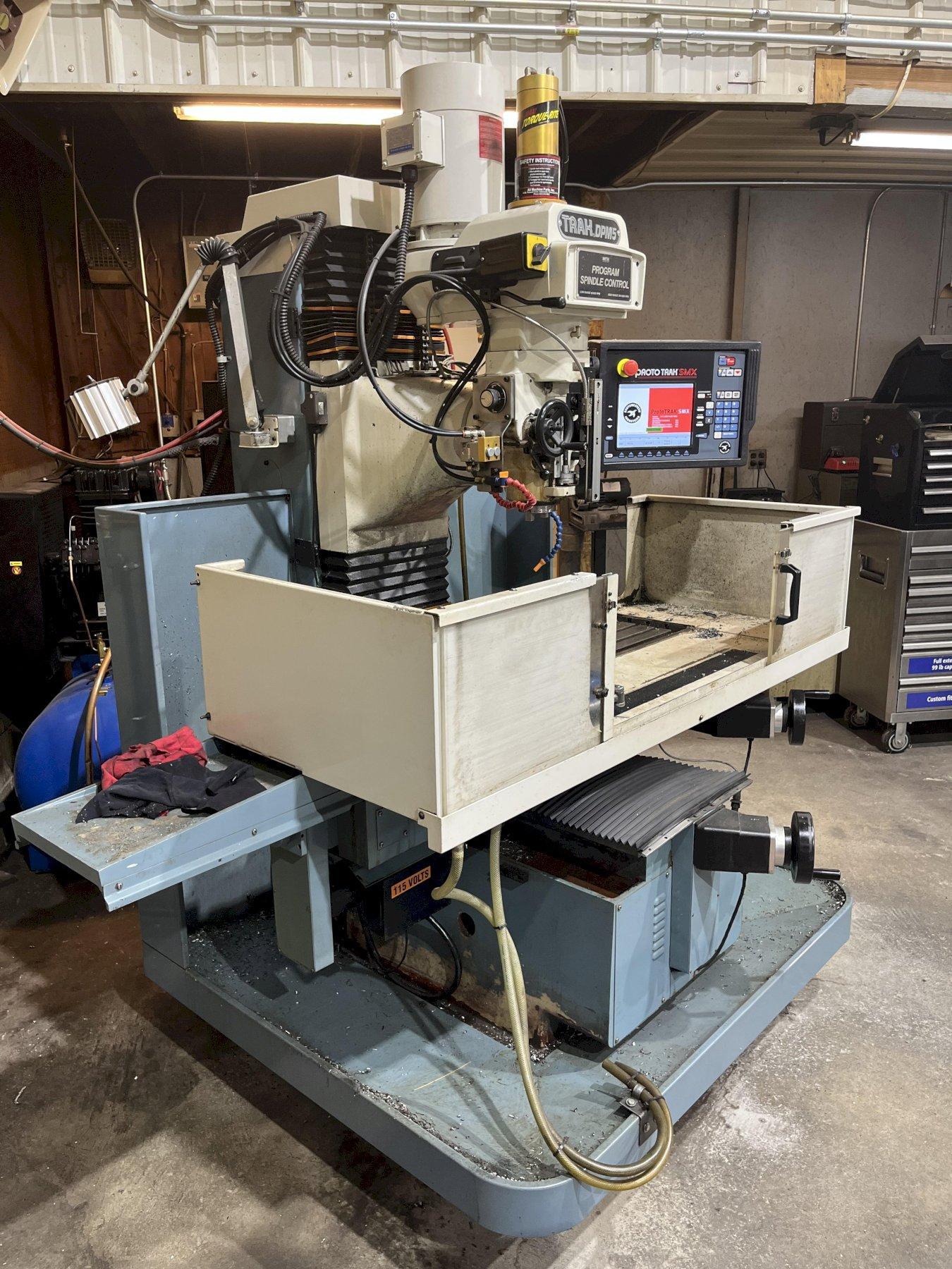 Southwestern Industries Trak DPM SX5P Prototrak 3-Axis CNC Vertical Bed ...