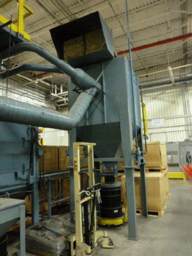 USF BCP/ WHEELABRATOR, (2) 15 HP Auto-Blast Wheels, Flex Belt ...