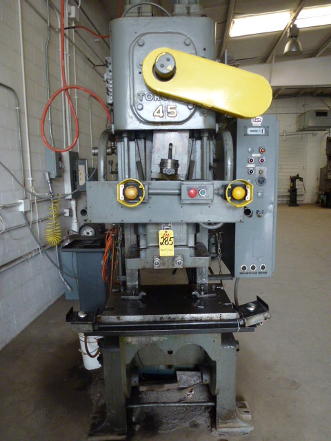 45 Ton CLEARING Torc-Pac, 6″ Stroke, 11″ S.H. 60 SPM, 28″ x 18″ Bed, A ...