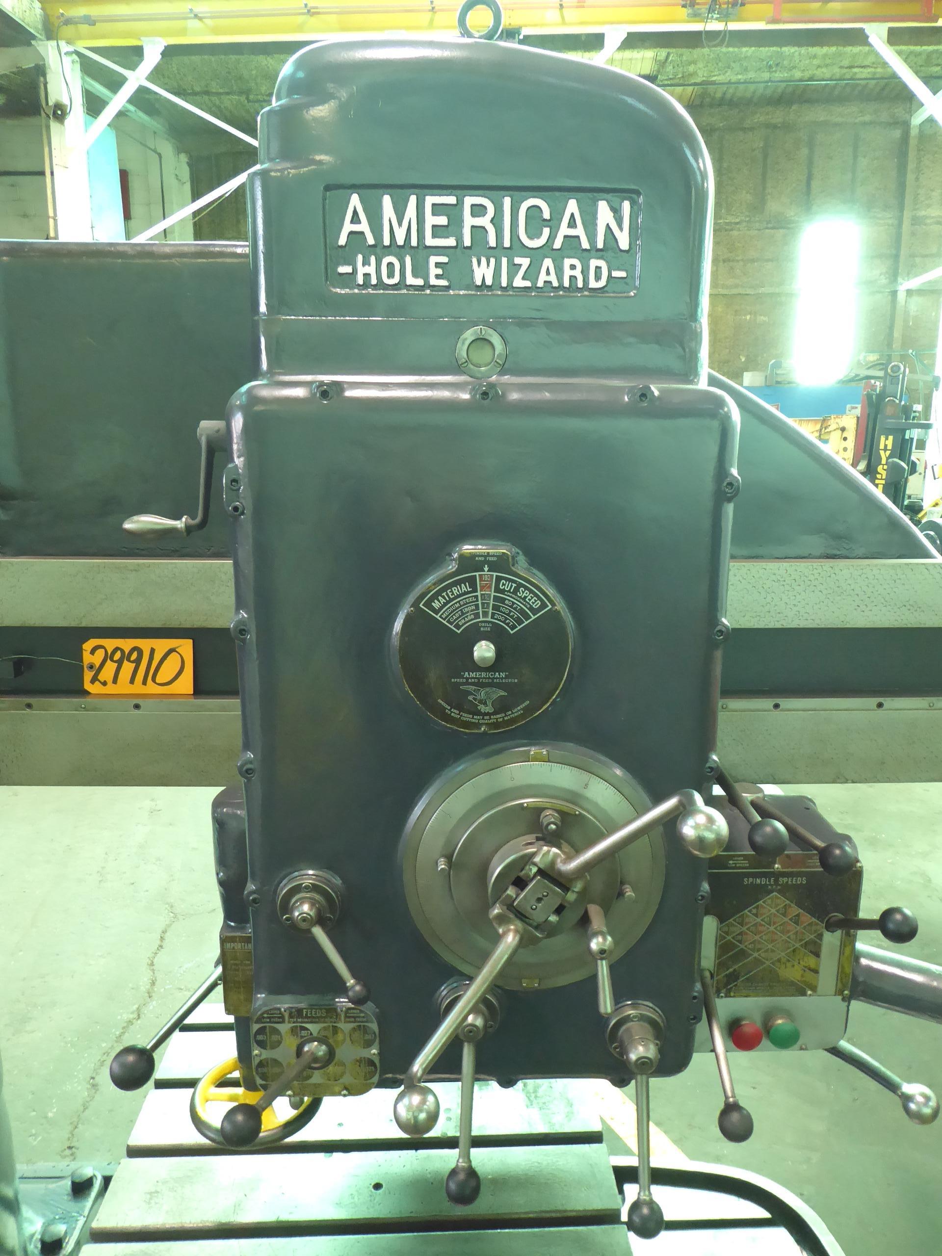 4′ x 15″ AMERICAN “Hole Wizard” Radial Drill, 20-1600 RPM, No. 5 MT, 20 ...
