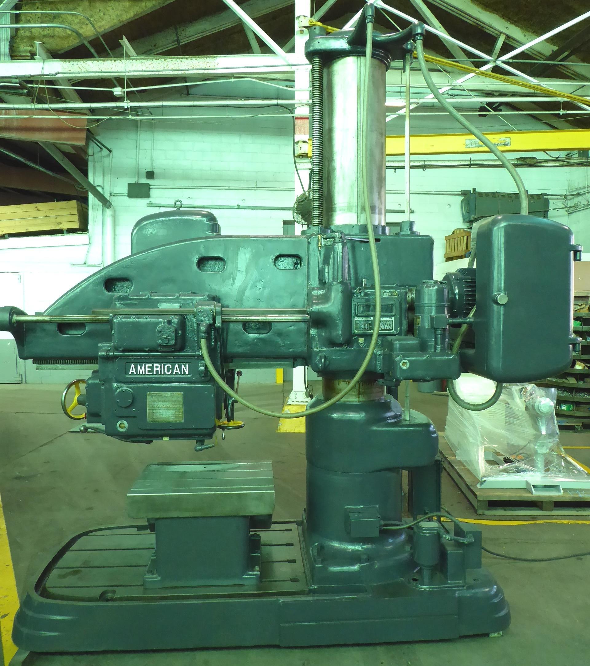 4′ x 15″ AMERICAN “Hole Wizard” Radial Drill, 20-1600 RPM, No. 5 MT, 20 ...