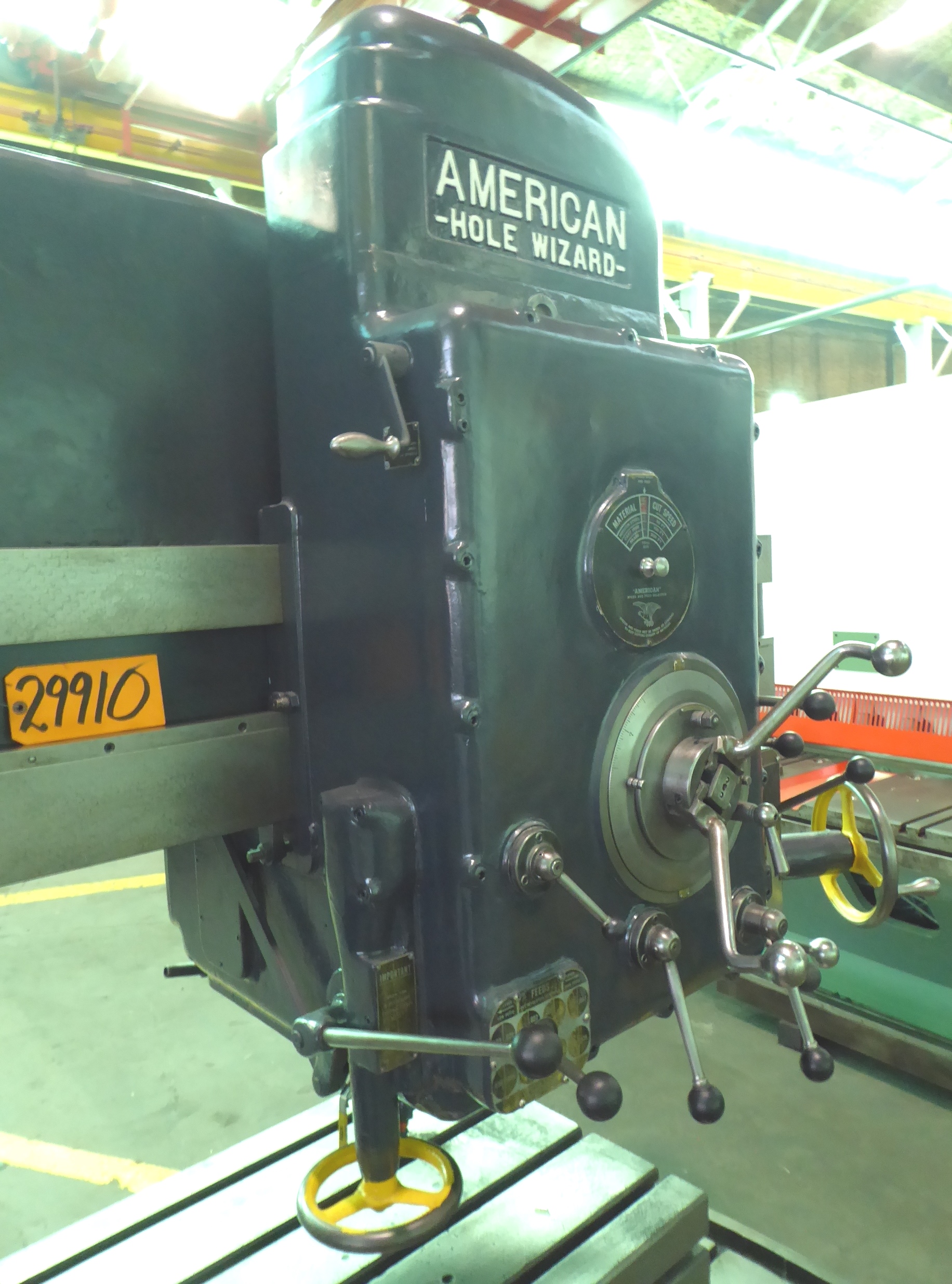 4′ x 15″ AMERICAN “Hole Wizard” Radial Drill, 20-1600 RPM, No. 5 MT, 20 ...