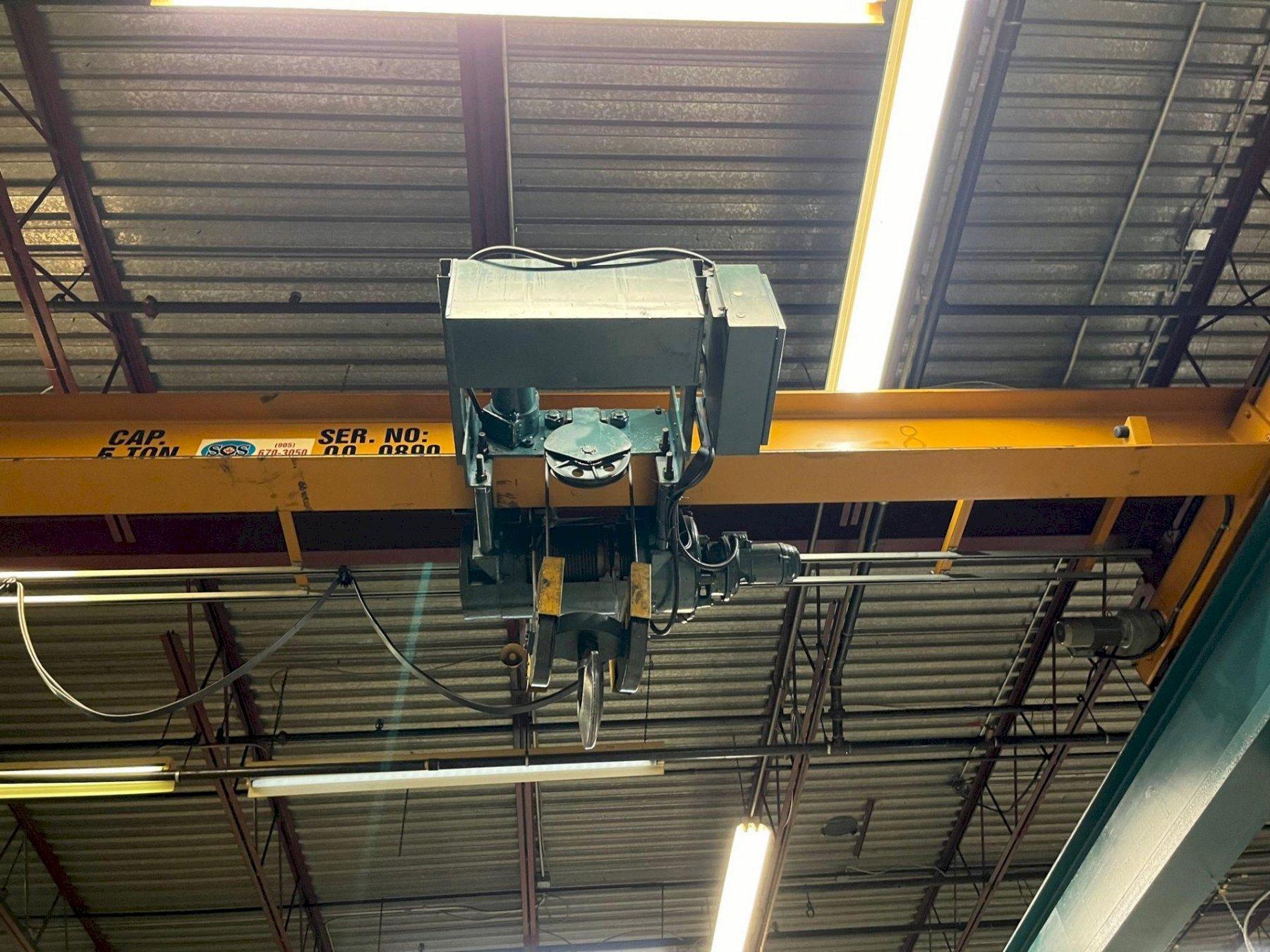 5 TON MOVE HANDLING SYSTEMS FREE STANDING BRIDGE CRANE SYSTEM W ...