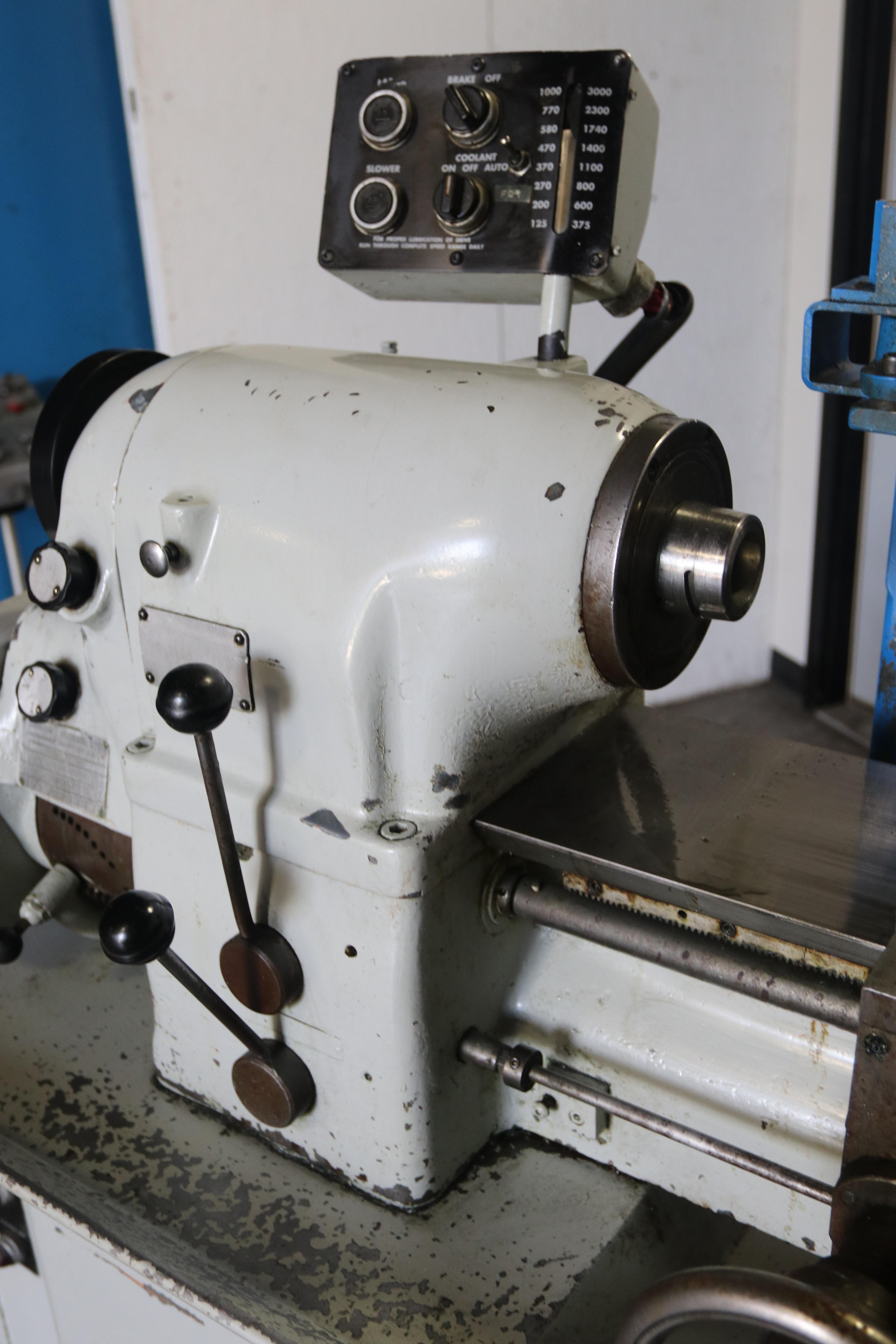11″ X 18″ HARDINGE MODEL HLV-H ENGINE LATHE: STOCK #10051