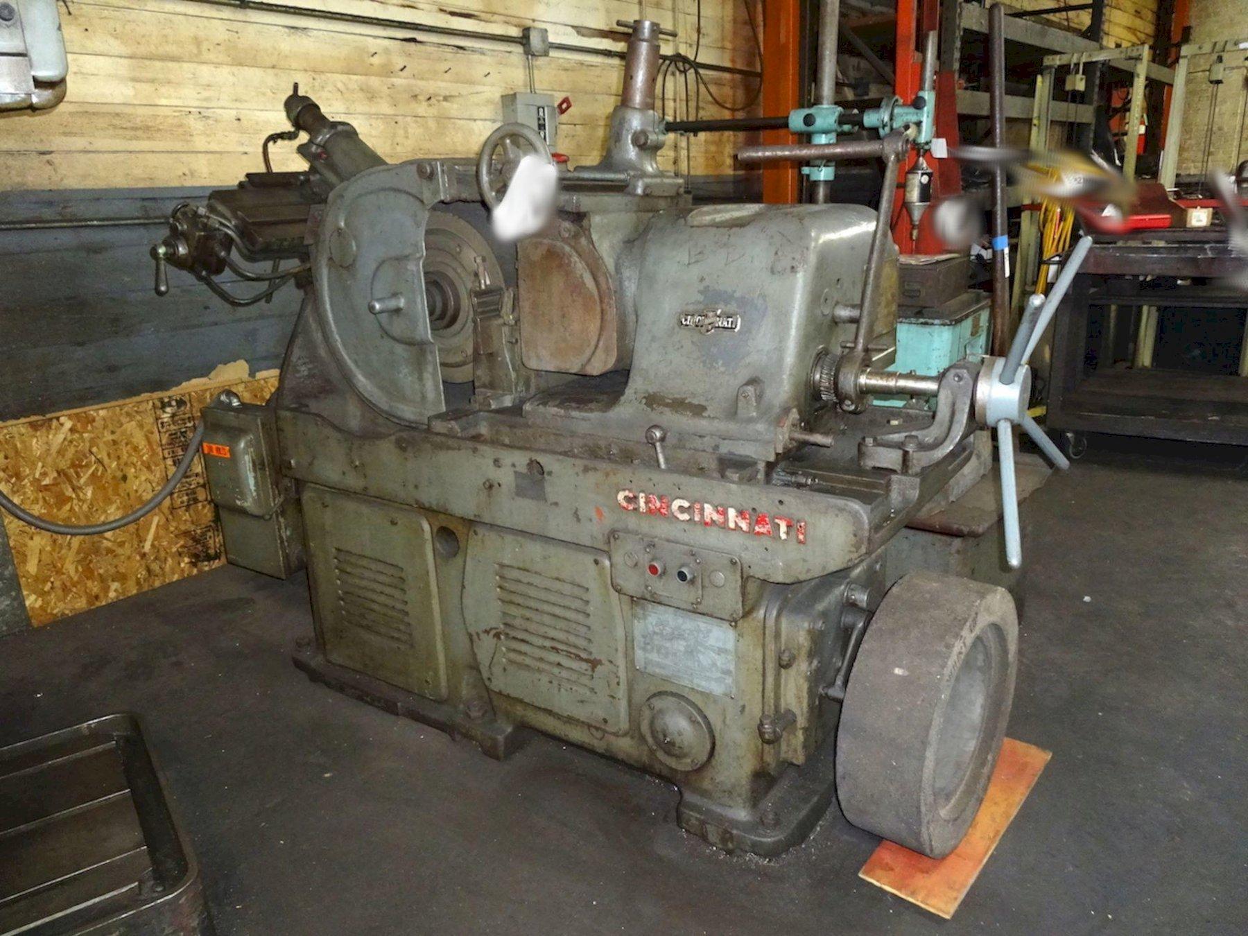 1 – PREOWNED CINCINNATI CENTERLESS GRINDER, MODEL #; NO. 2, S/N: 2M2H1P ...