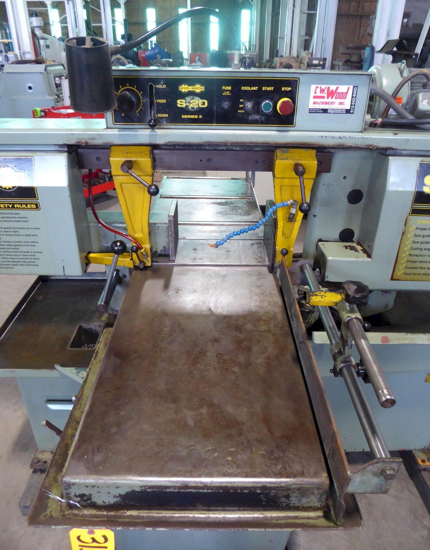 13″ x 18″ Hyd-Mech Horizontal Band Saw S-20 Series II, Miter, 1″ Blade ...