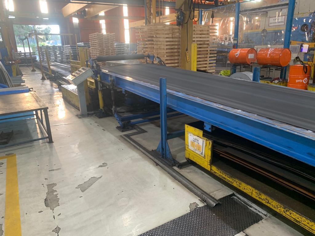 1500mm x 3mm x 28 Ton Dimeco Cut to Length Line with Flying Shear (2008 ...