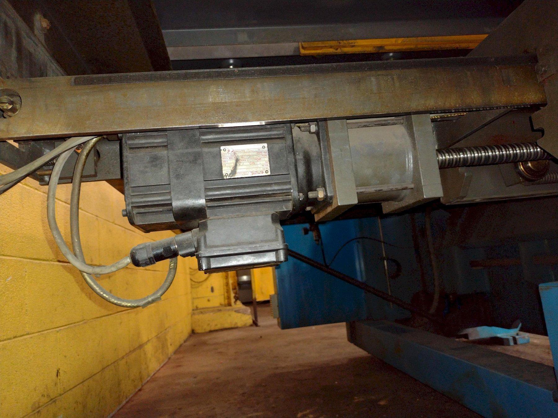 126″ x 9 GAUGE RAS MODEL #74.20 CNC BENDER BENDING MACHINE: STOCK 17101