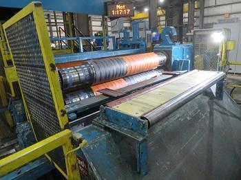 72″ (1800mm) x .126″ (3mm) x 60,000# Stamco Slitting Line with Two ...