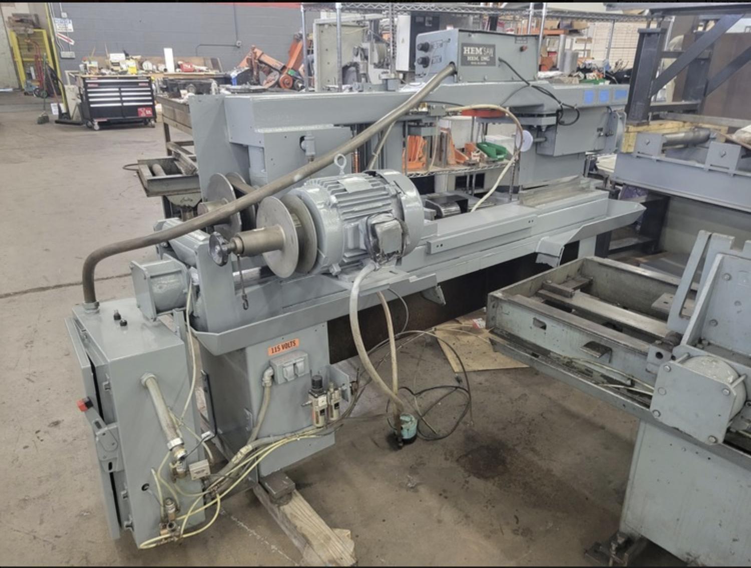 HEM 16” x 20” Semi-Automatic Horizontal Metal Cutting Band Saw w ...