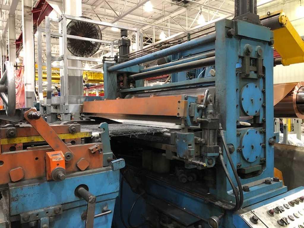 41″ x 6.30″ x 15,000# Georg Slitting Line | Deer Creek Machinery