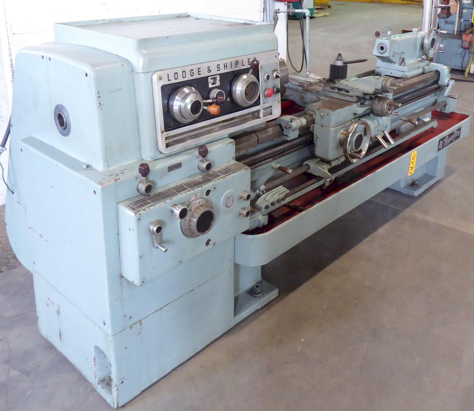18″ x 54″ Lodge & Shipley Powerturn Lathe, 2000 RPM, Taper, 15 HP | C.W ...