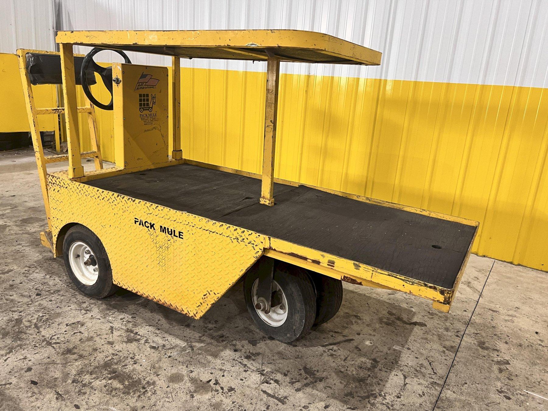 1200 LBS PACK MULE MODEL #SC-775-6CA 36V ELECTRIC CHASER CART: STOCK #21672