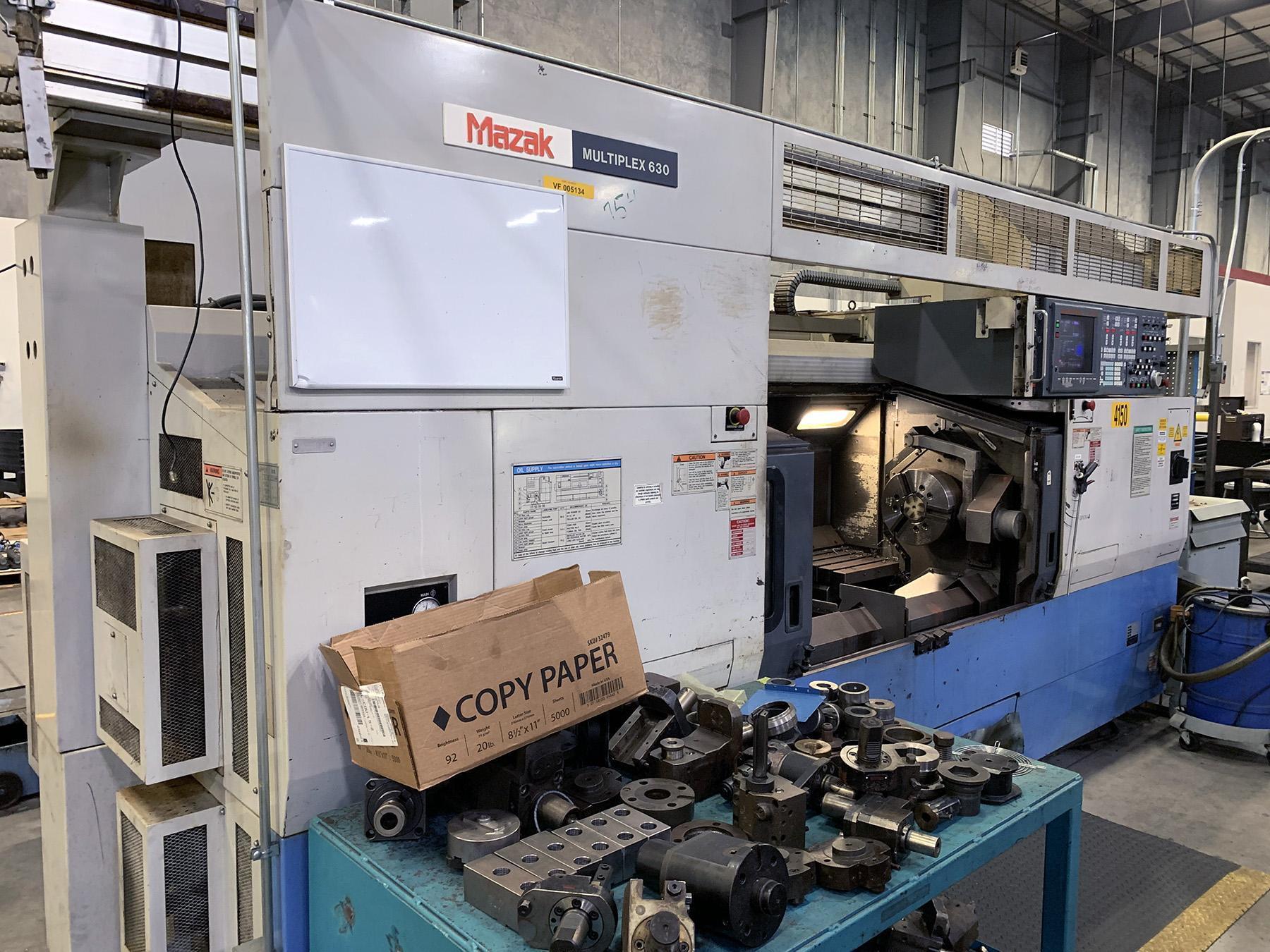 USED, MAZAK MULTIPLEX 630 CNC TURNING AND MILLING CENTER | Harris ...