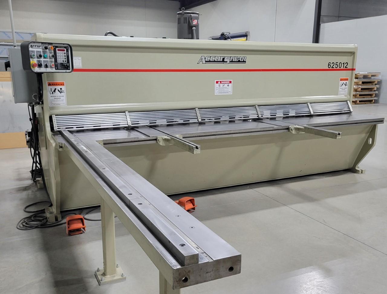 ACCURSHEAR 20 X 625 662520 - Shears, Power Squaring (In) | Machine Hub