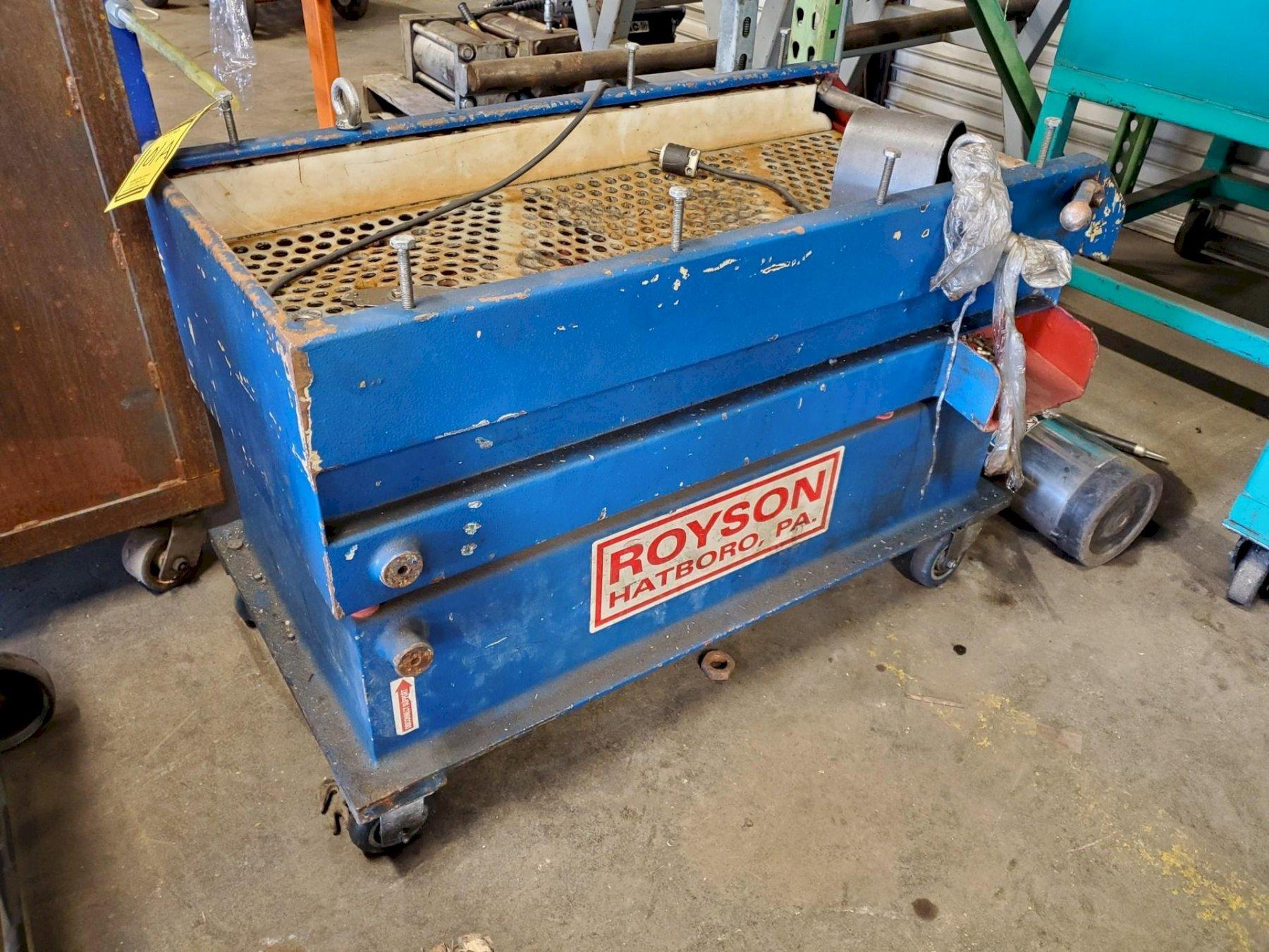 ROYSON VIBRATORY MEDIA SEPARATOR: STOCK #12740