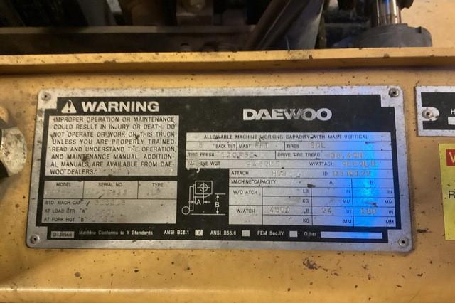 DAEWOO G25S-2 - Forklift Trucks | Machine Hub