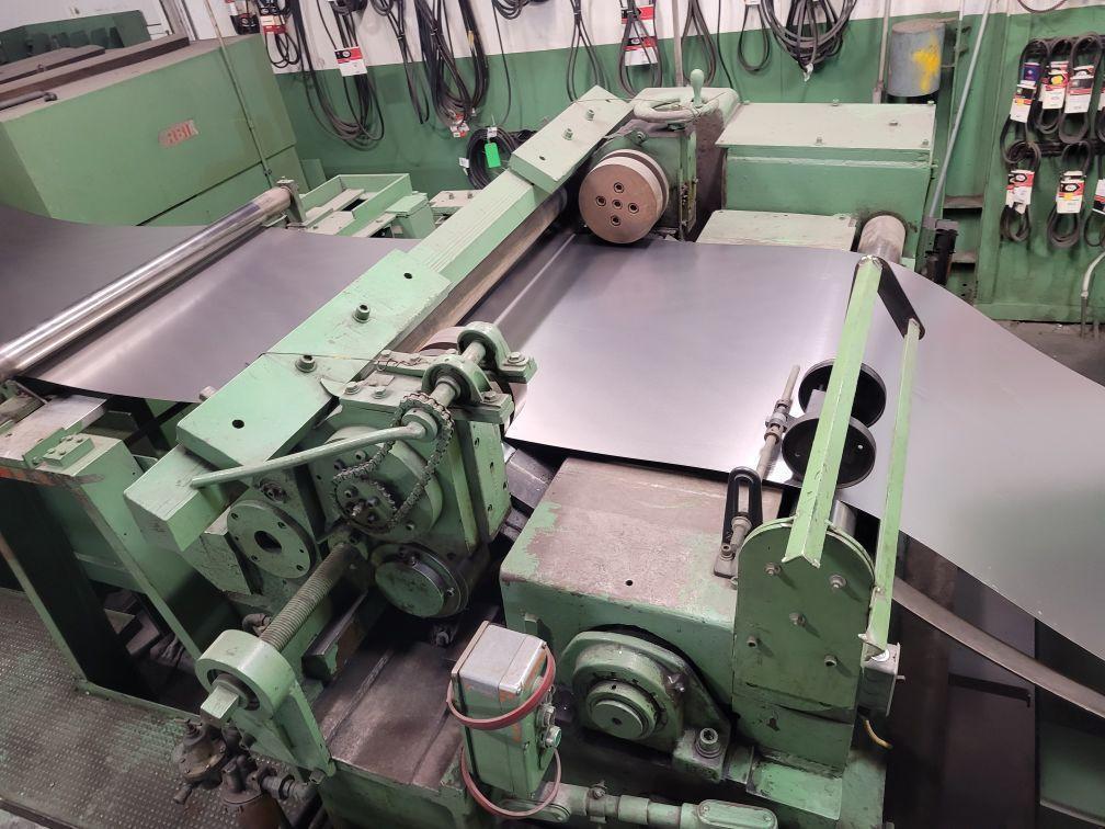 48″ AUTOMATIC FEED EDGE GUIDE, PINCH ROLL & EDGE SLITTER TRIMMER: STOCK ...