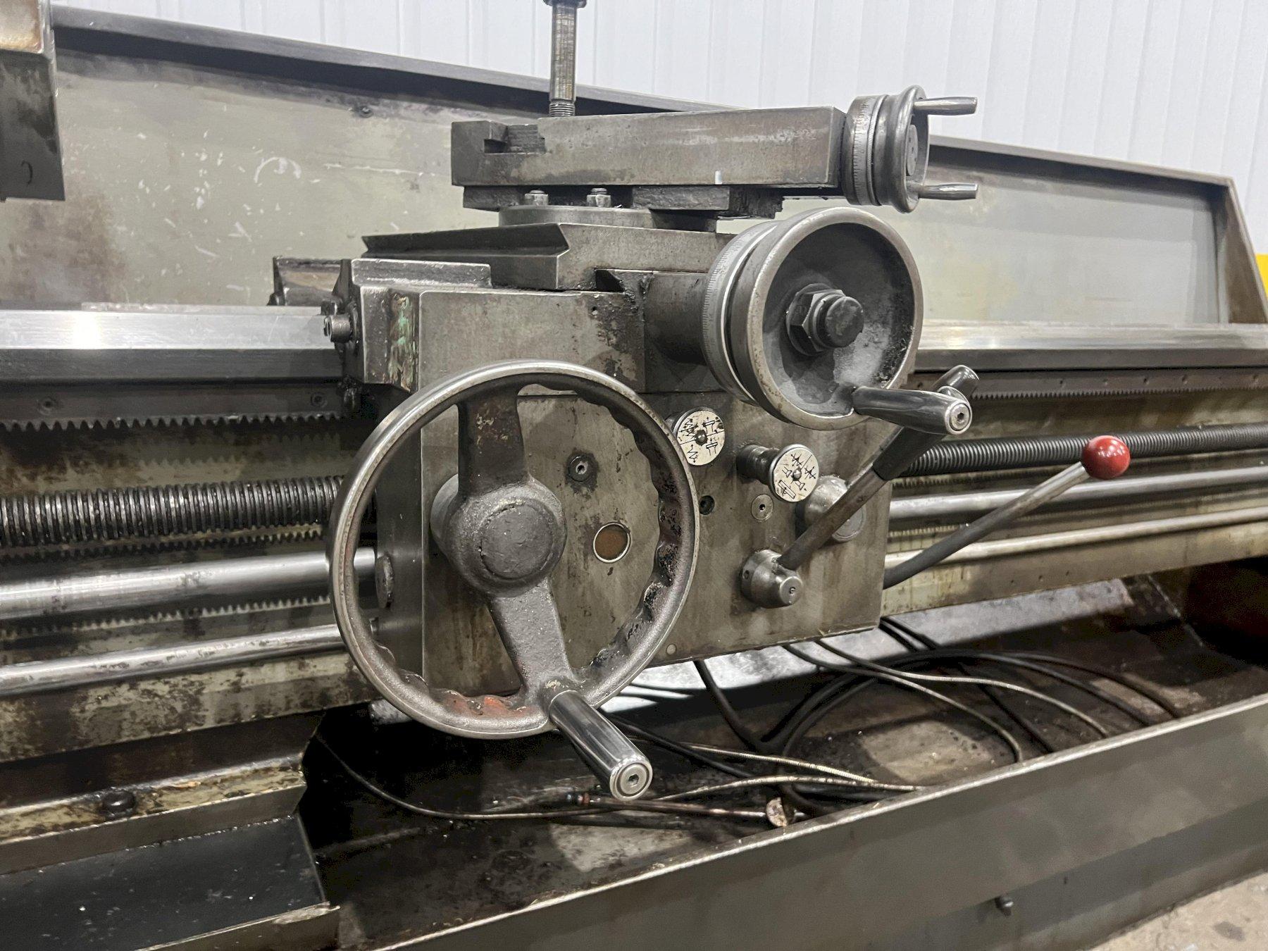 17″ X 80″ CLAUSING COLCHESTER MODEL #17 ENGINE LATHE, 3″ HOLE: STOCK #19820
