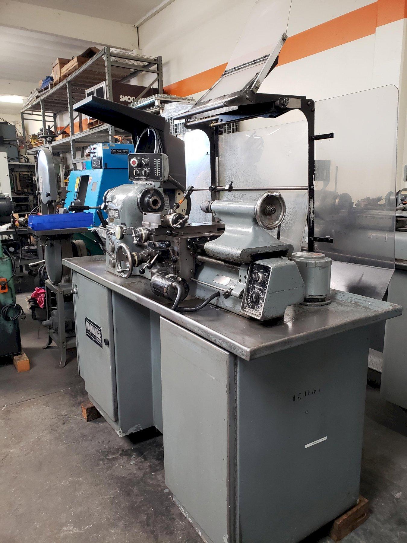Hardinge HLV-H High Speed Tool Room Lathe with: Tool Post, Tailstock ...