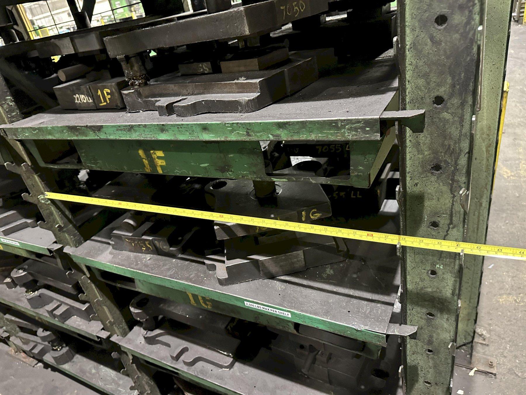 2,000 LBS PER SHLFT HEAVY DUTY RACK & REMOVABLE SHELVING SYSTEM WITH P ...