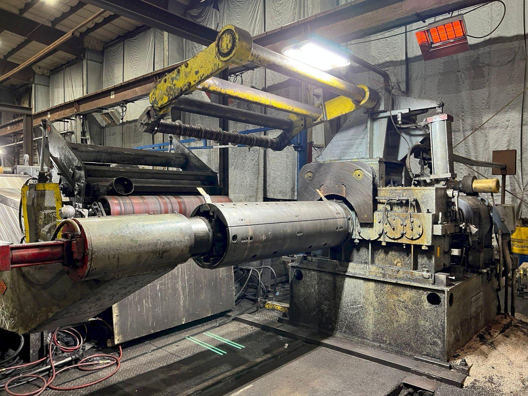 60” x .125” x 60,000# Stamco Loop Slitting Line with 2 Injector Heads ...