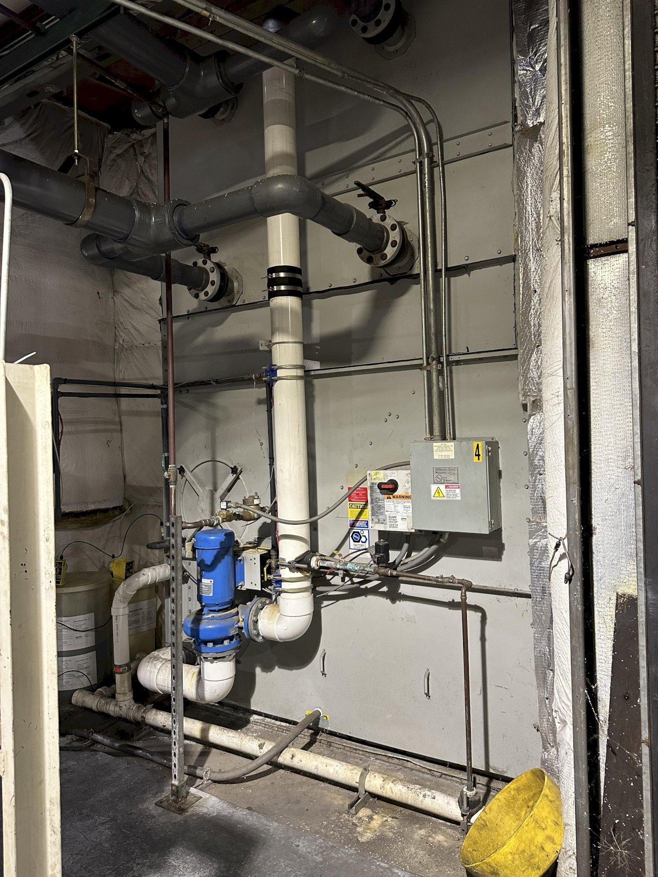 255 TONS X 40 HP BALTIMORE AIRCOIL (BAC) MODEL #F1463-P CLOSED CIRCUIT ...